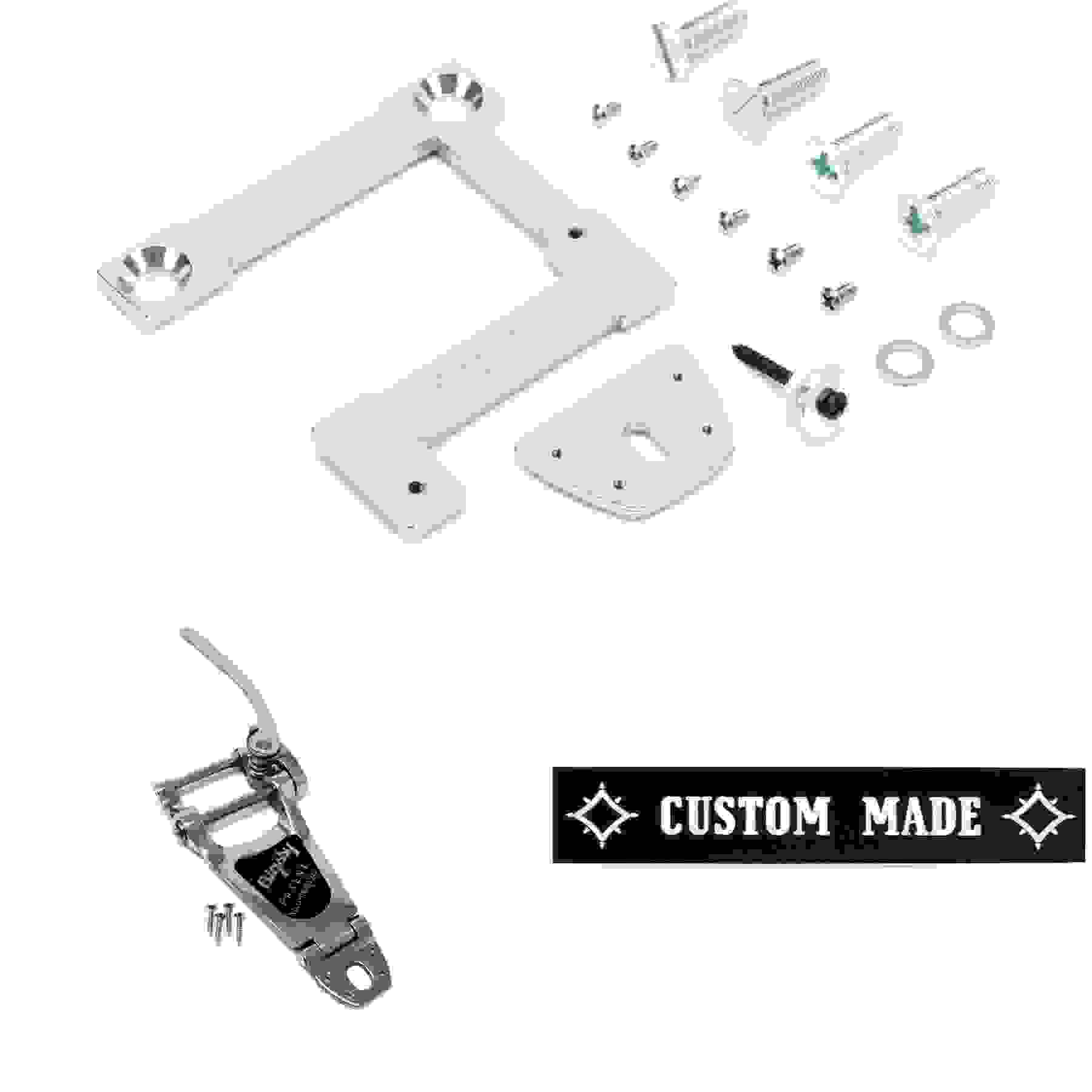 Vibramate V7-335 Mounting System and Bigsby B7 Vibrato Tailpiece for ...