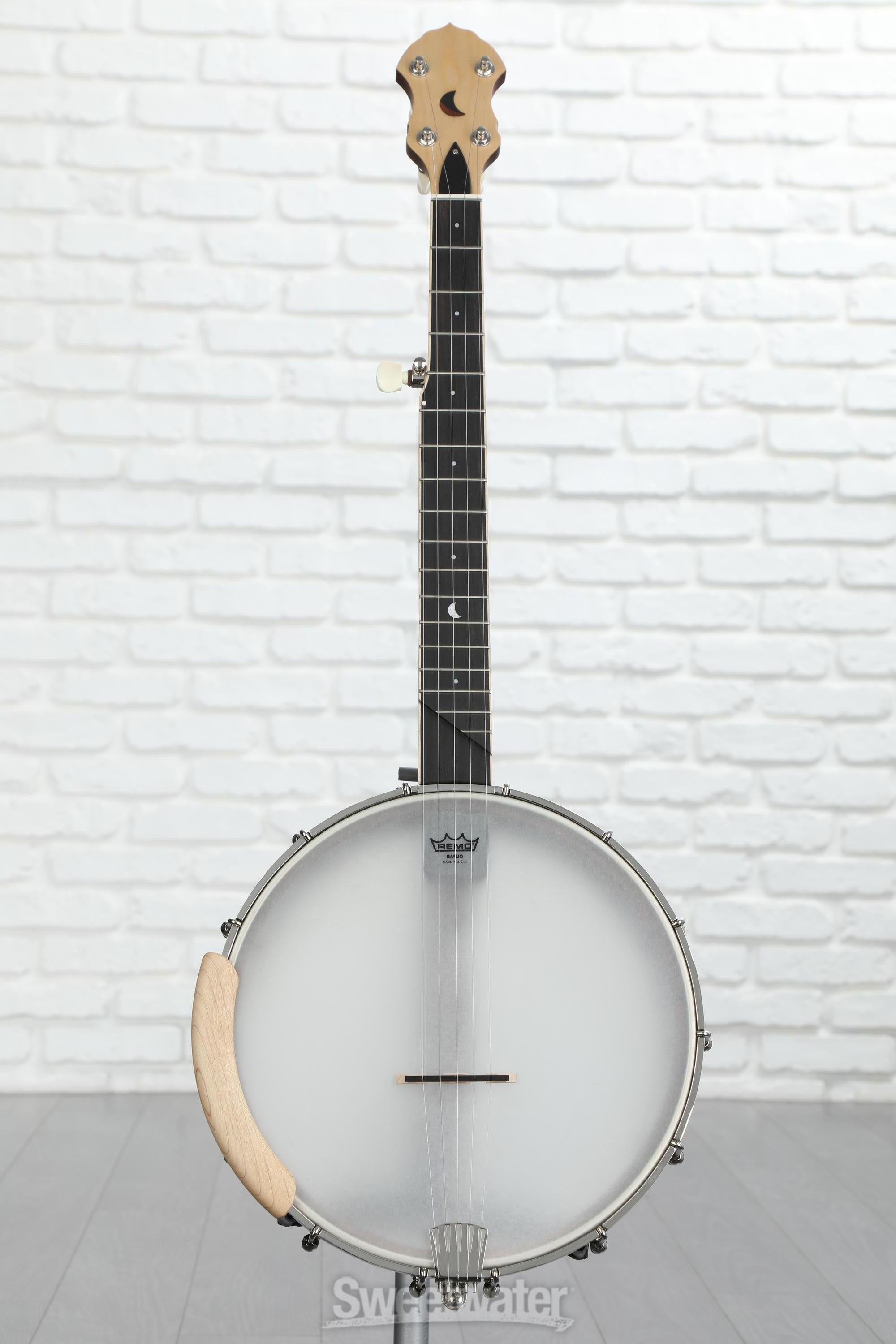 Gold Tone HM-100A A-scale High Moon 5-string Open-back Banjo - Mahogany Satin | Sweetwater