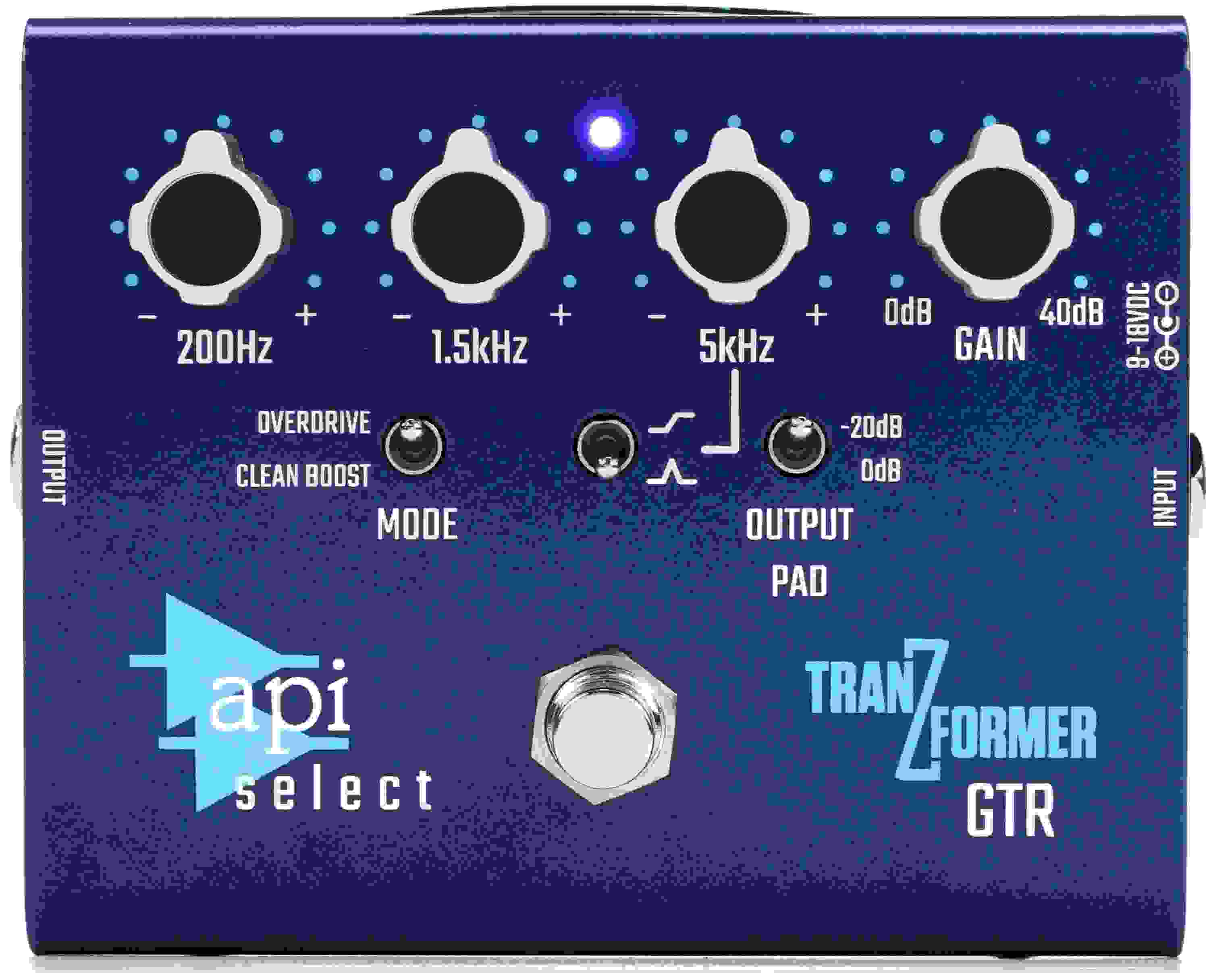 API TranZformer GTR EQ/Boost Pedal | Sweetwater