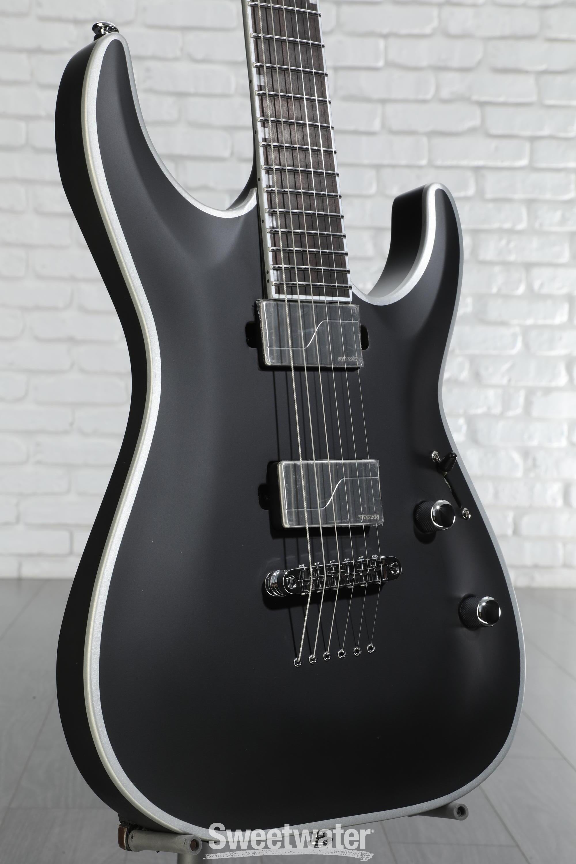 ESP LTD MH-1000NT Electric Guitar - Black Satin | Sweetwater