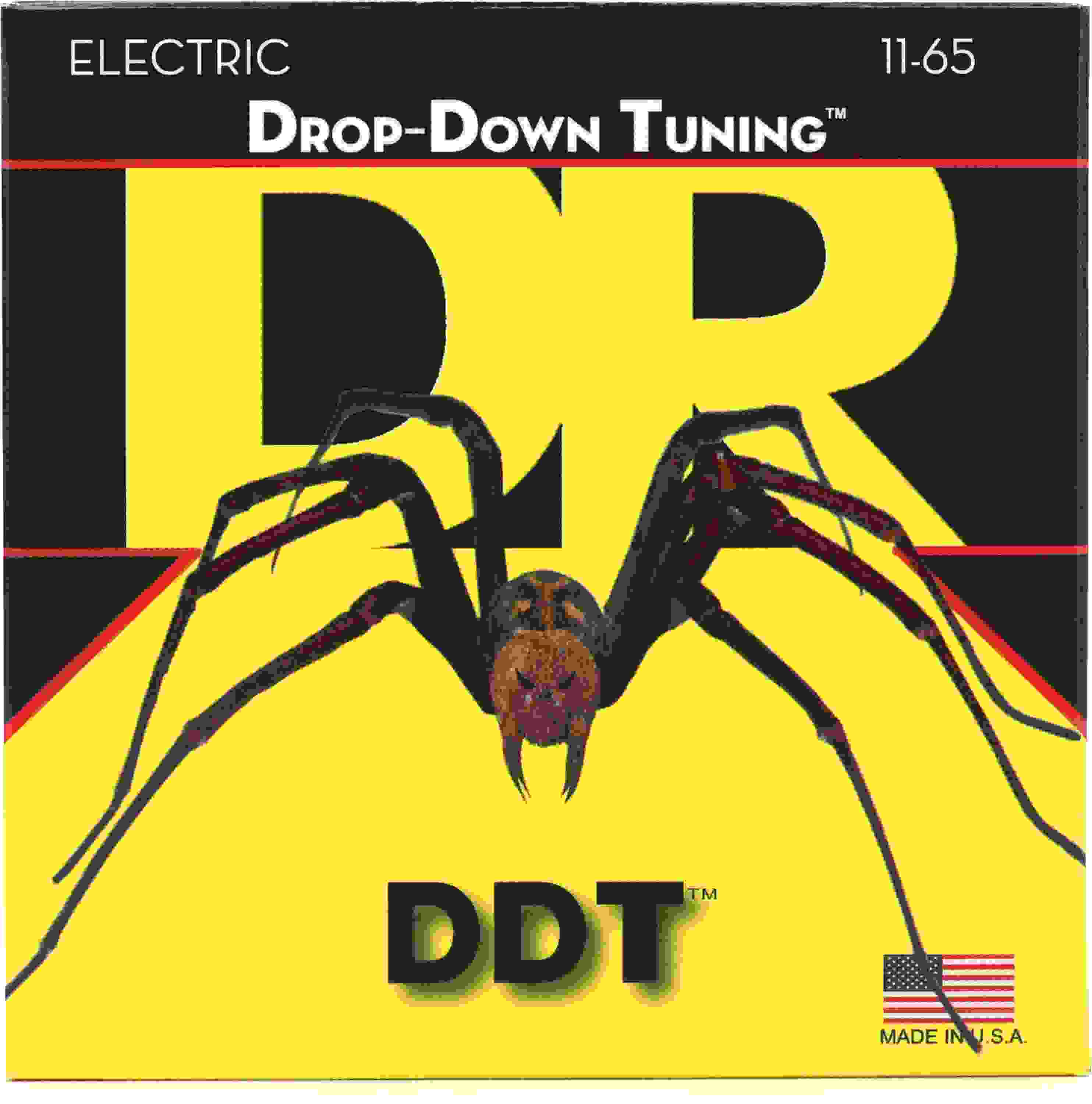 DR Strings DDT7-11 Drop-Down Tuning Nickel Plated Steel Electric Guitar ...