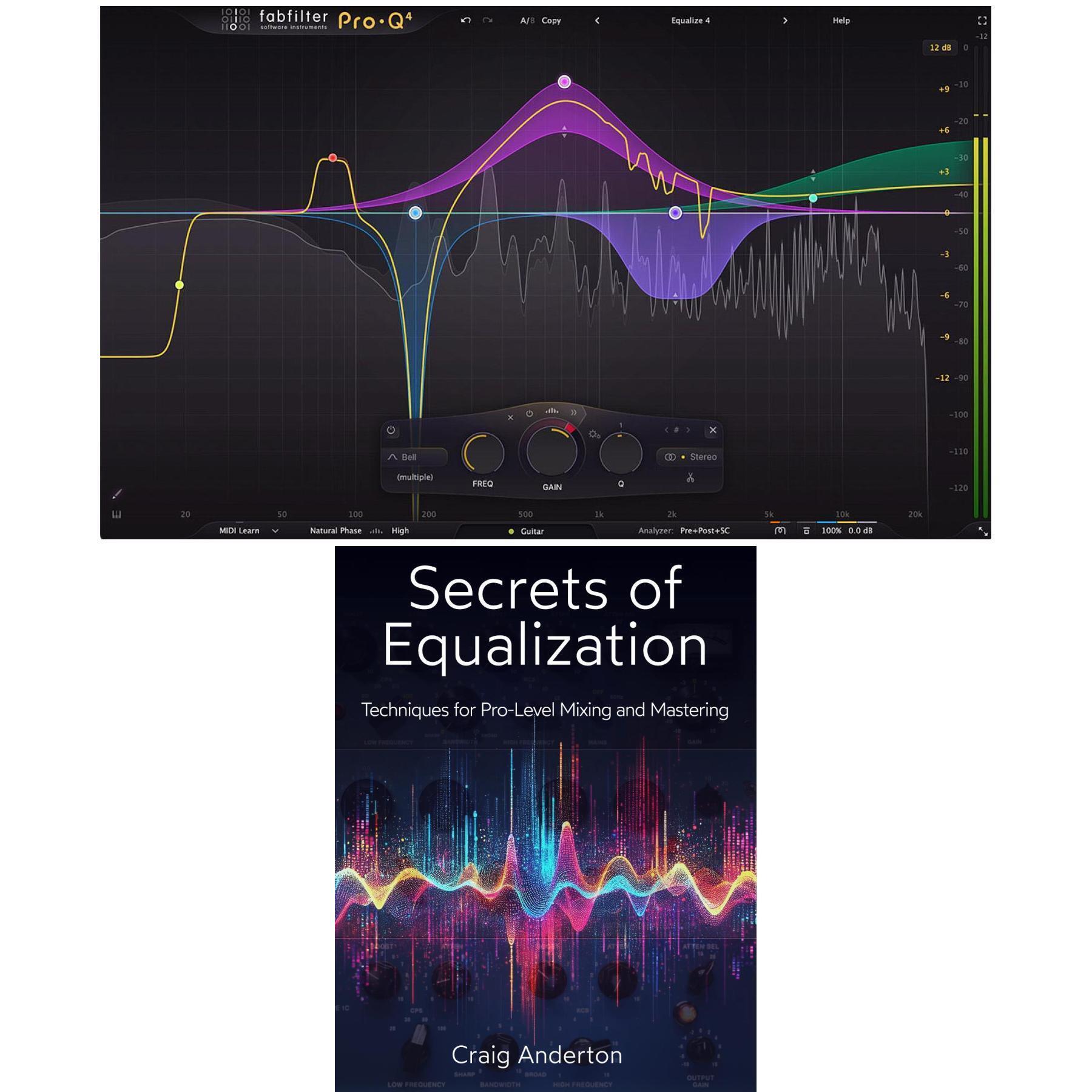 FabFilter Pro-Q 4 EQ and Filter Plug-in with Secrets of Equalization E-book | Sweetwater