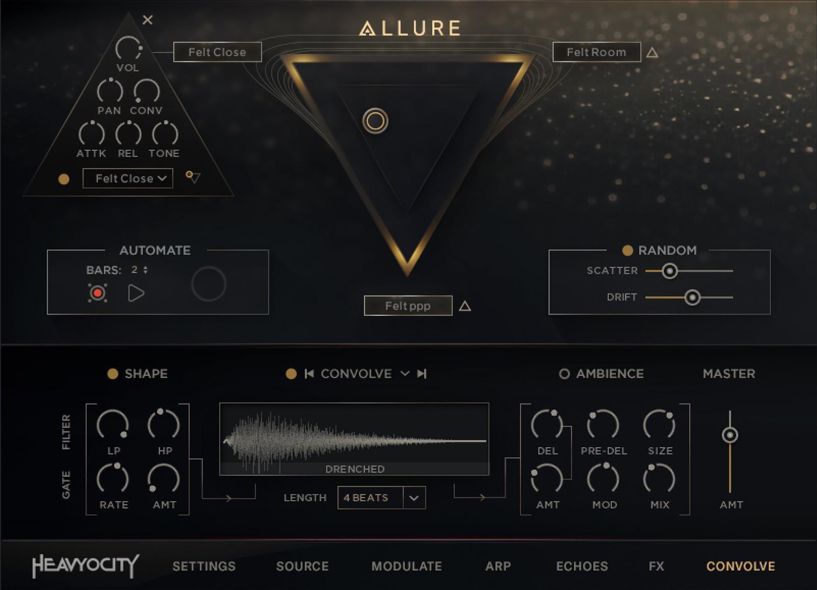 Heavyocity Allure: Modern Upright Piano Software Instrument | Sweetwater