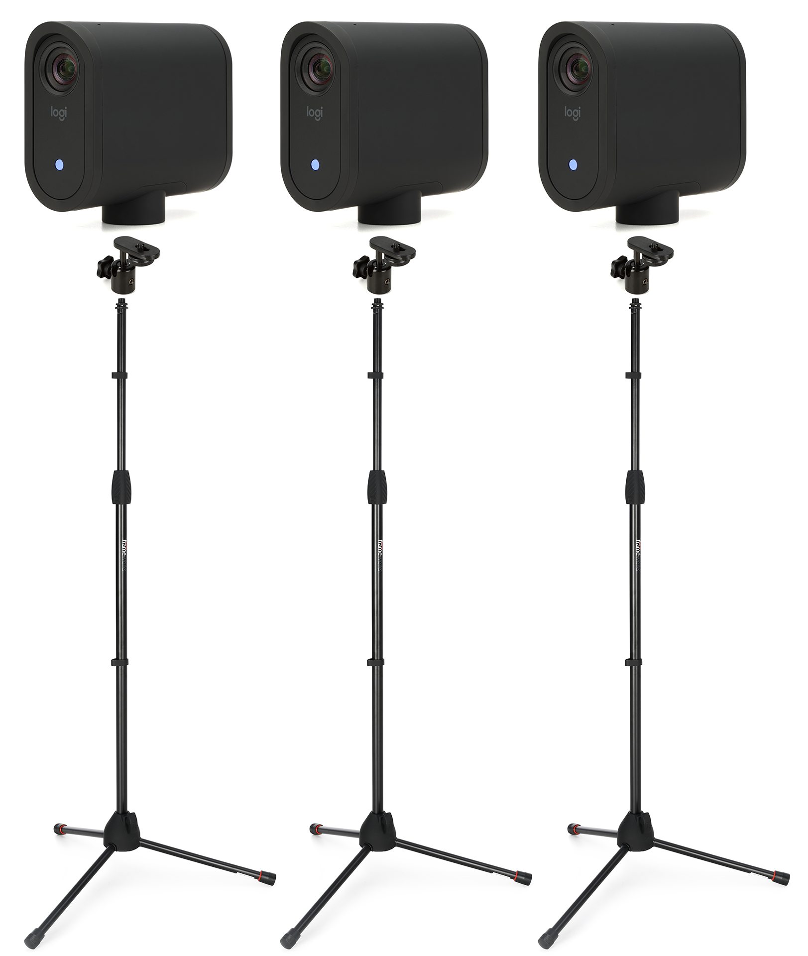 Logitech Mevo Start Camera with Stands and Adapters Kit | Sweetwater