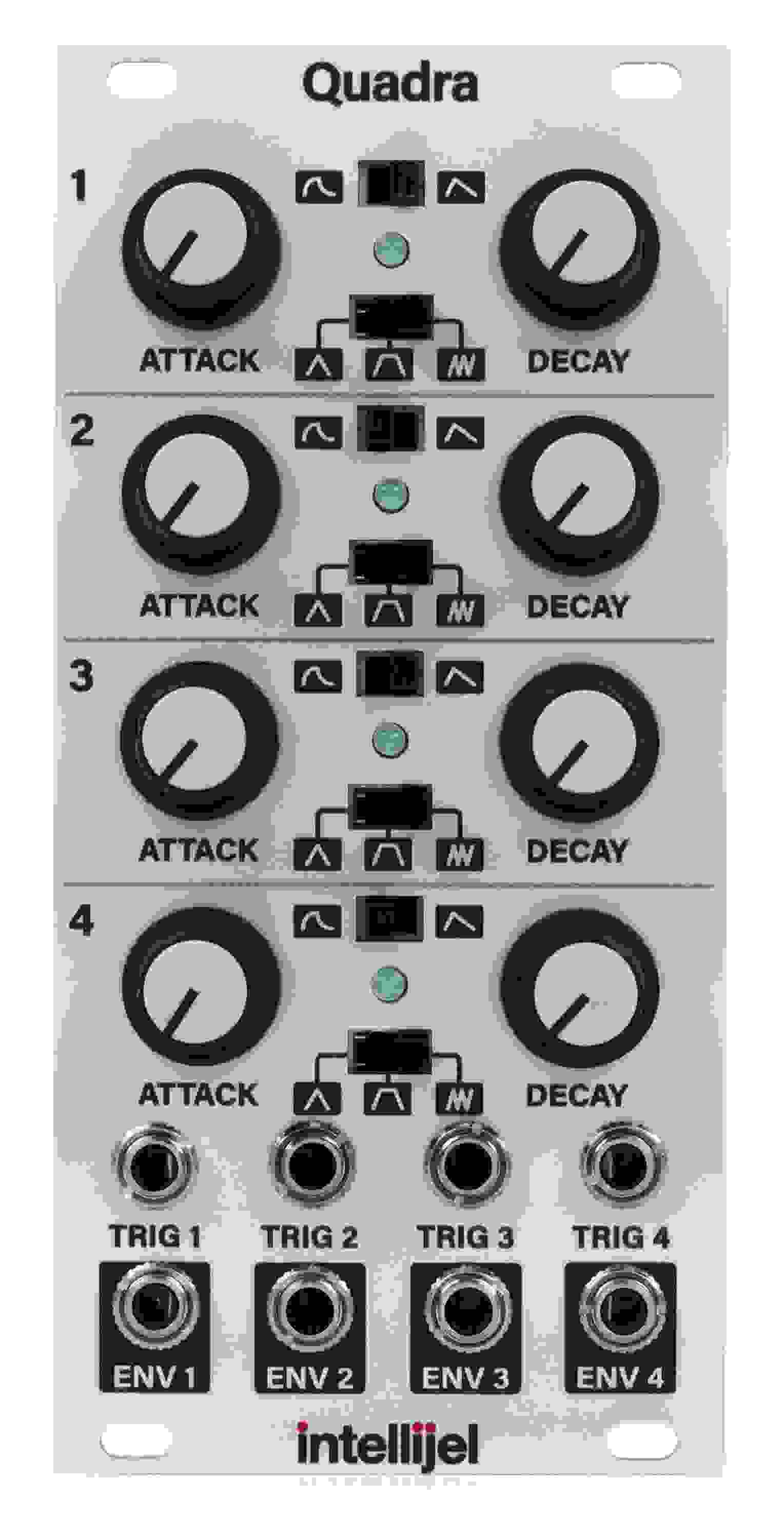 Intellijel Quadra Eurorack Quad Function / Envelope Generator Module ...