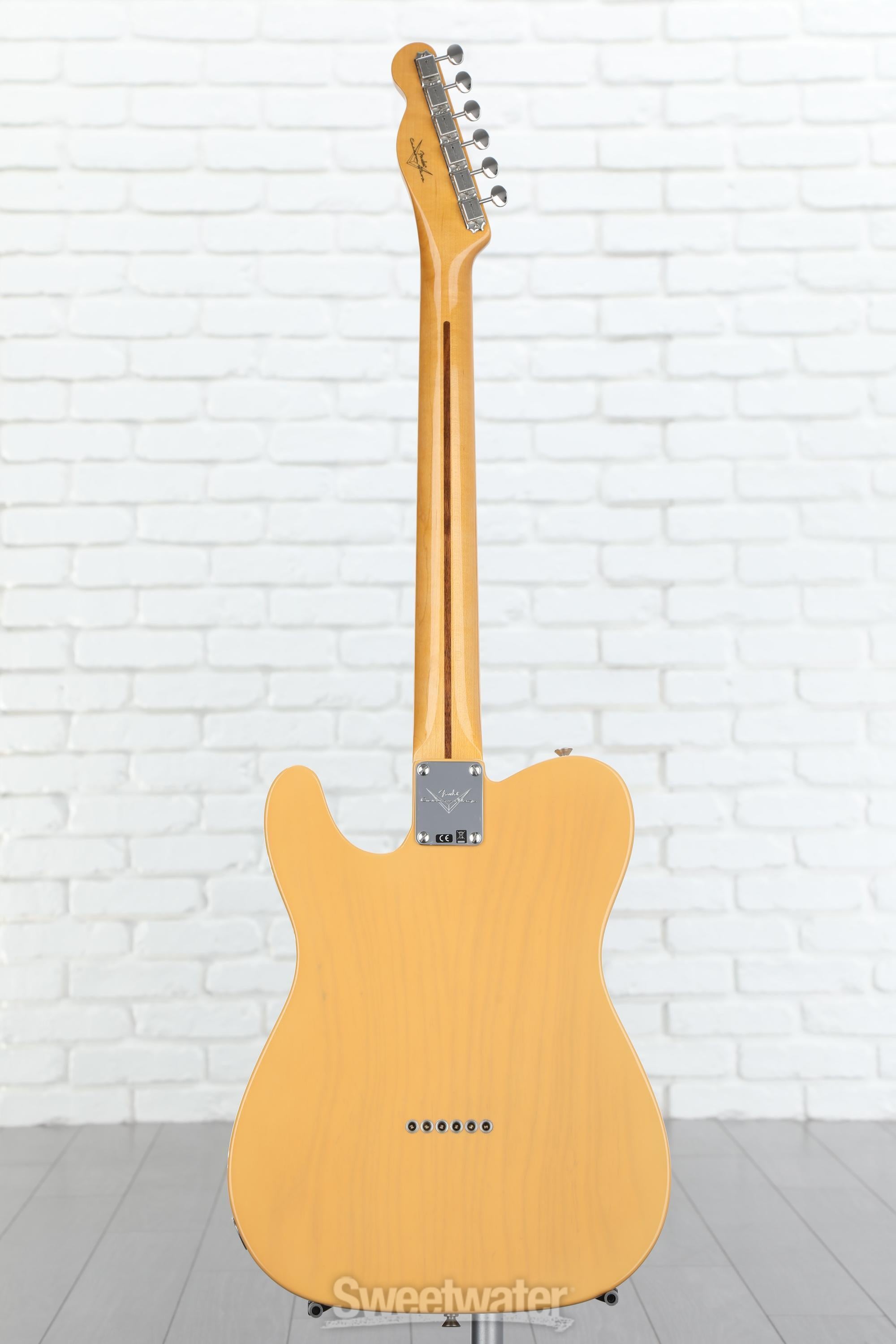 Fender Custom Shop '52 Telecaster Time Capsule - Faded Nocaster Blonde ...