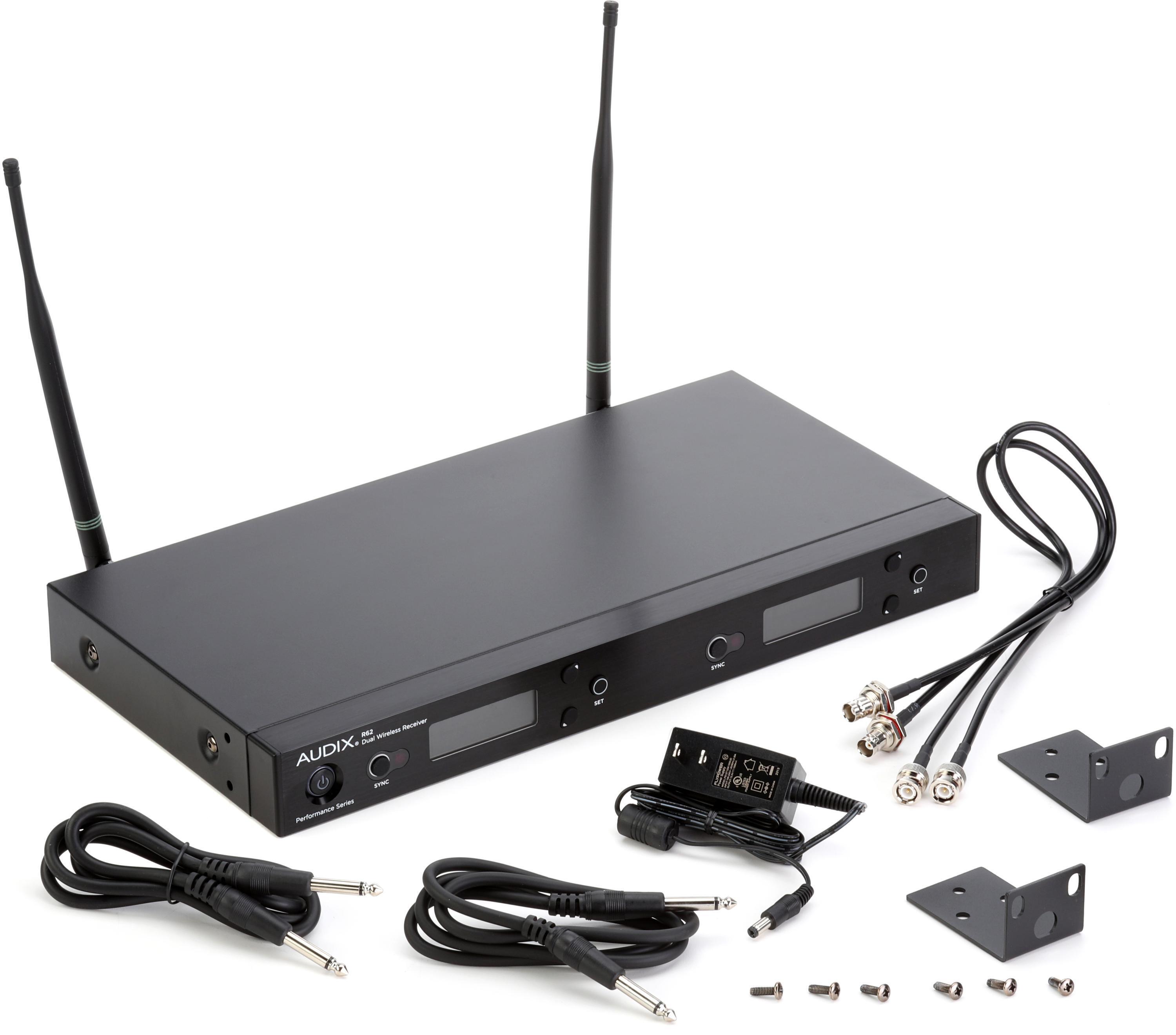 Audix R62 Kit Wireless True Diversity Receiver | Sweetwater