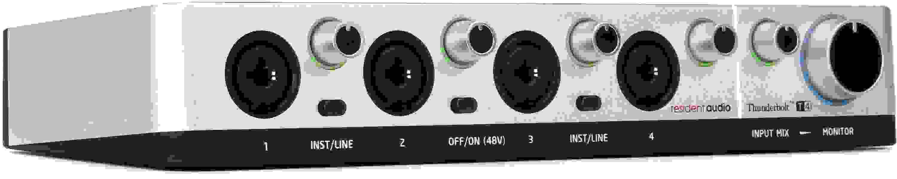 Resident Audio T4 4x4 Thunderbolt Audio Interface | Sweetwater