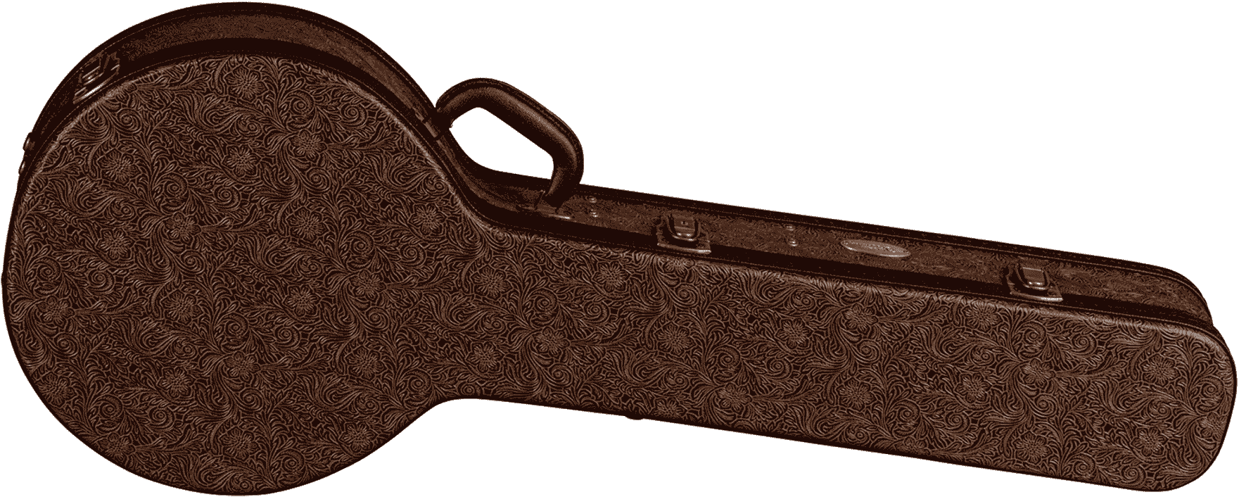 Luna Hardshell Banjo Case - Brown Paisley | Sweetwater