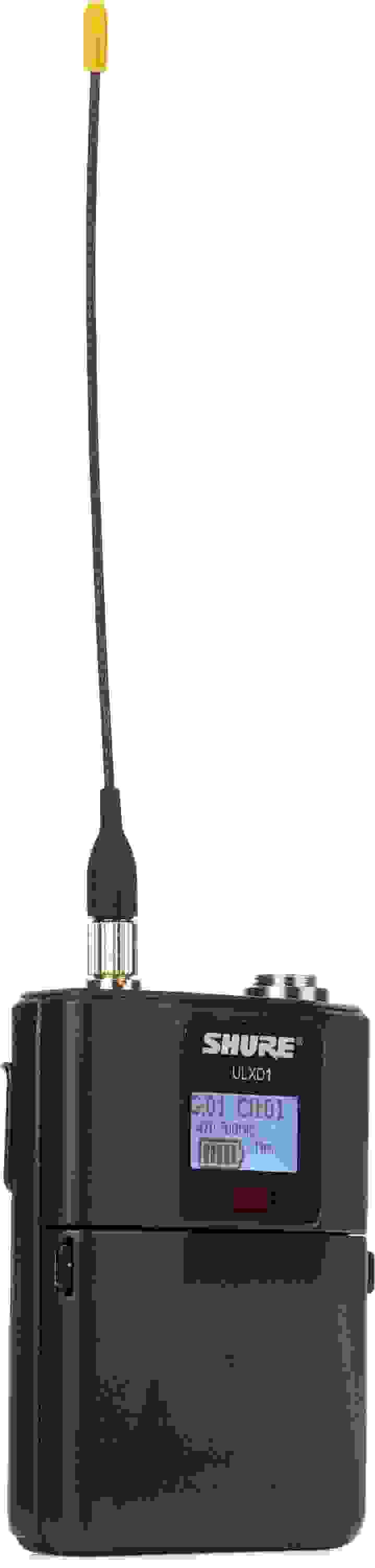 Shure ULXD1 Wireless Bodypack Transmitter - G50 Band | Sweetwater