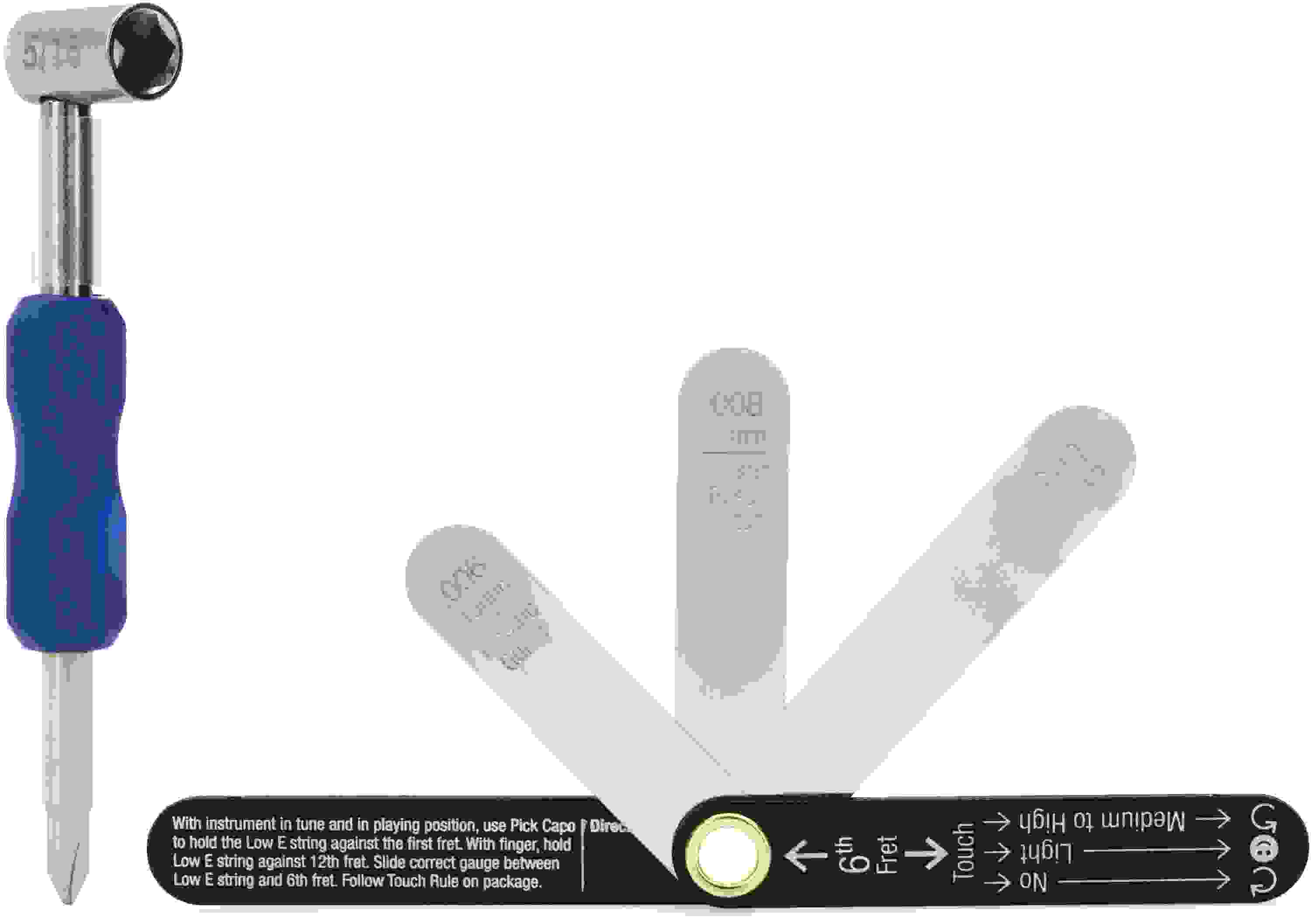 MusicNomad Truss Rod Neck Relief Measure and Adjust Kit for Gibson and ...