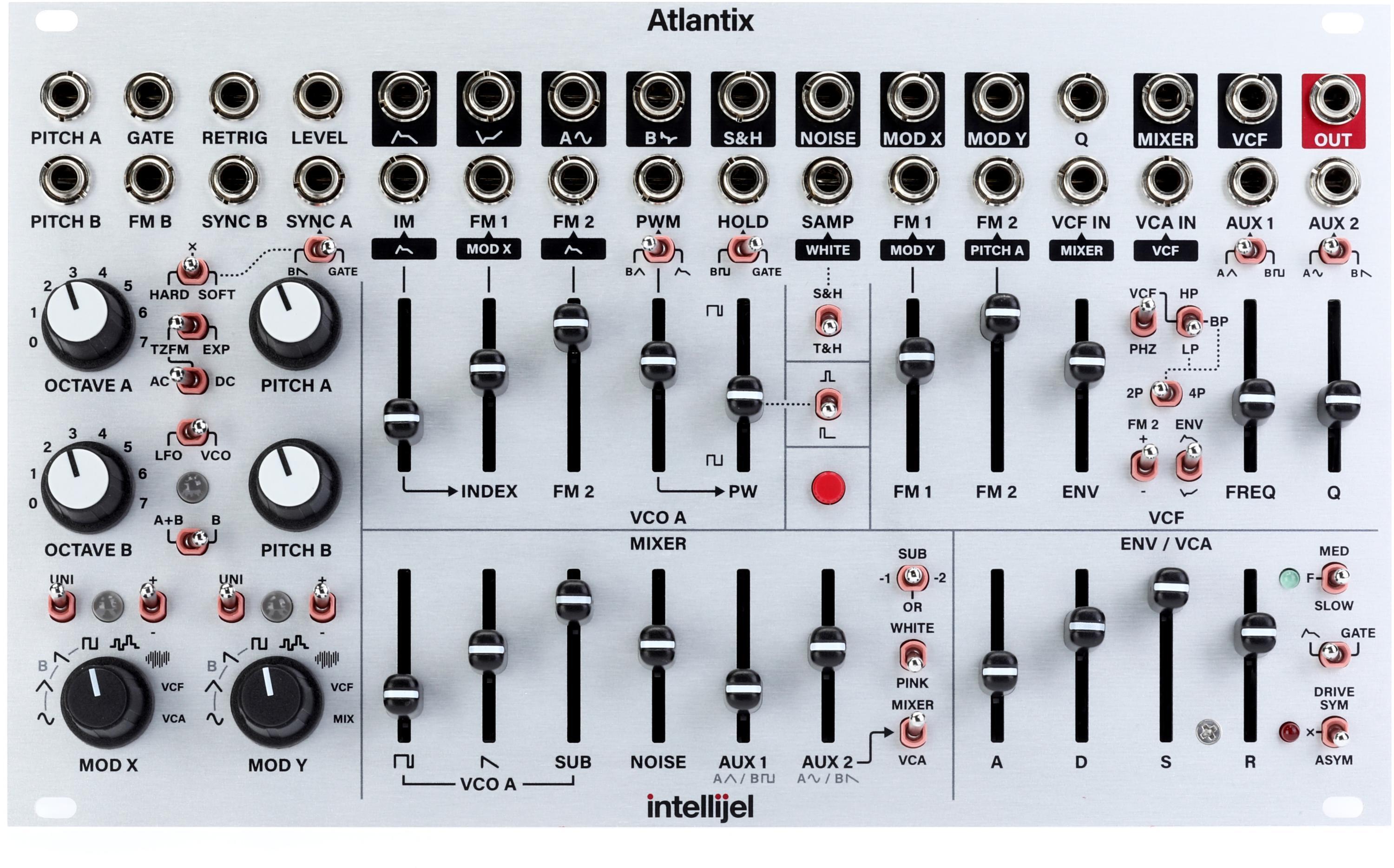 Intellijel Atlantix Dual-oscillator Subtractive Analog Synth Voice ...