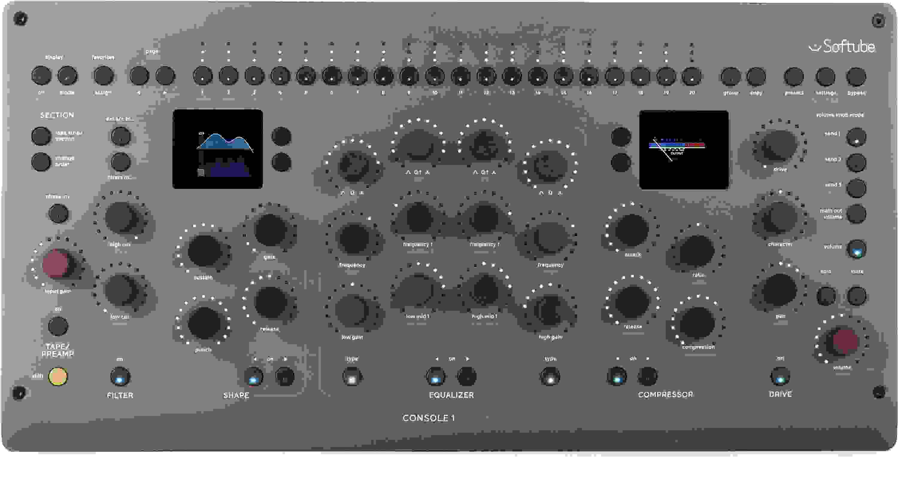 Softube Console 1 Channel Mk III Control Surface | Sweetwater