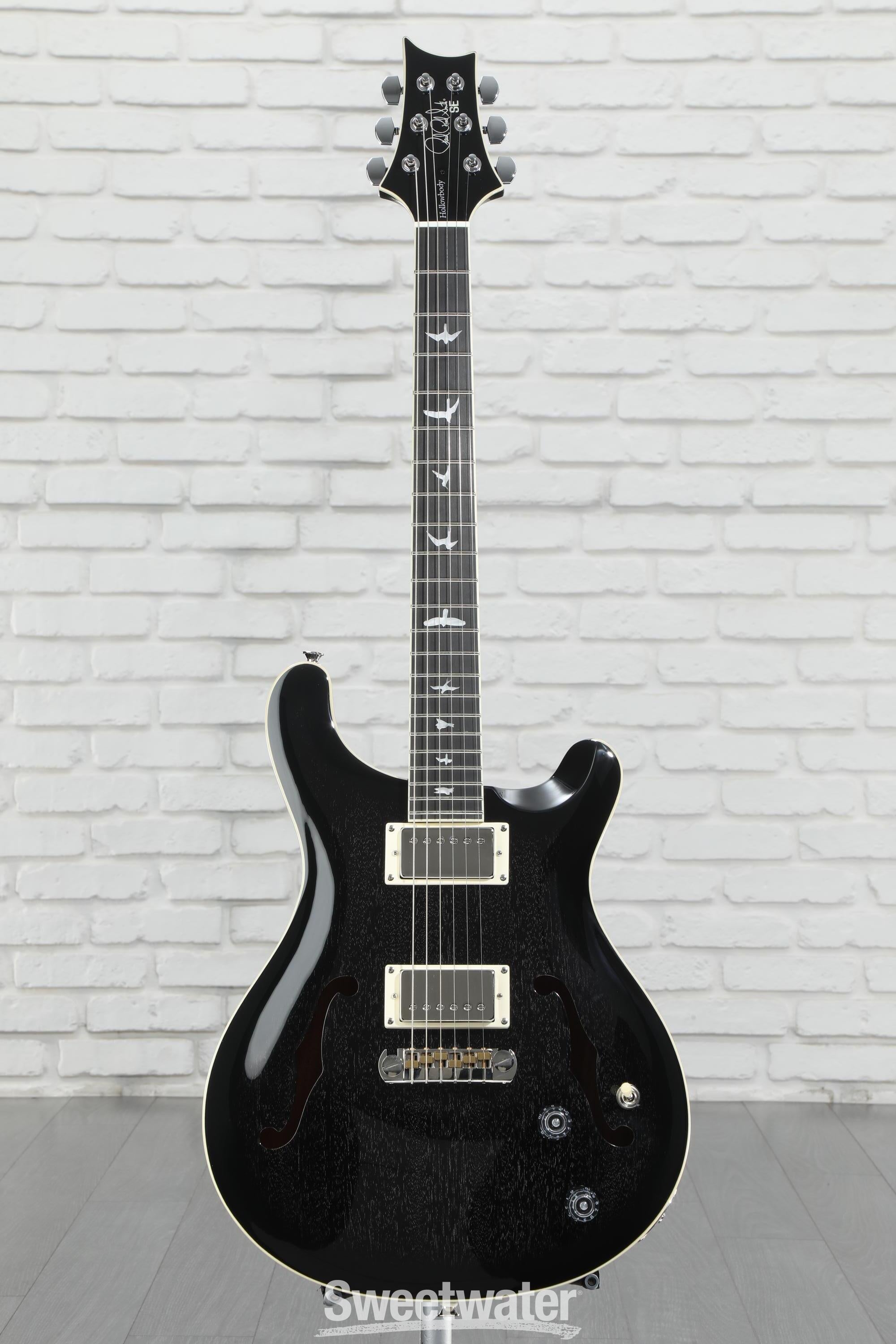 PRS SE Hollowbody Standard Electric Guitar - Dog Hair Smokeburst ...