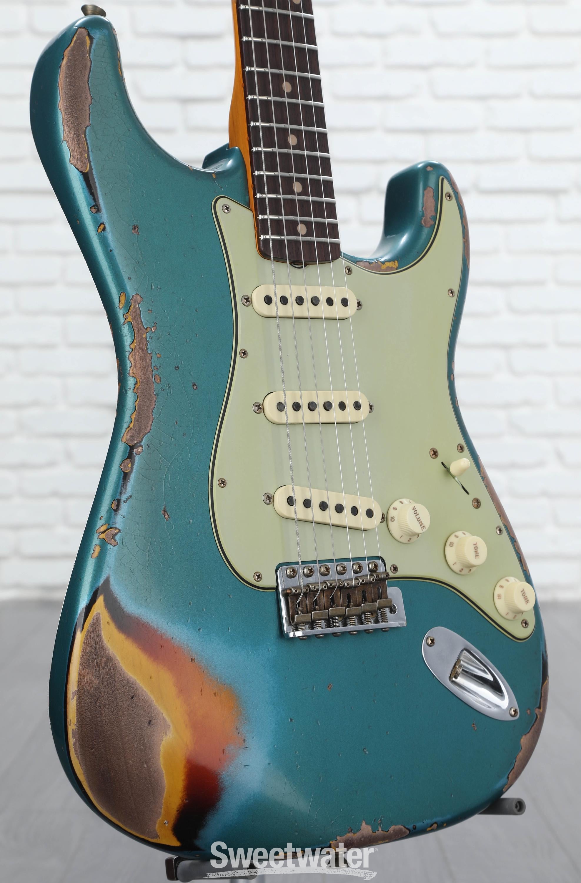 Fender Custom Shop '61 Stratocaster Heavy Relic - Aged Ocean Turquoise ...