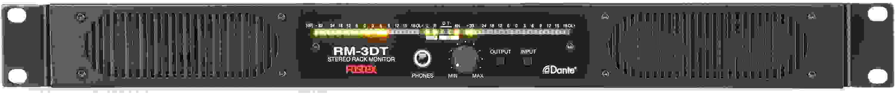 Fostex RM3-DT Active Rack-mount Monitor with Dante | Sweetwater