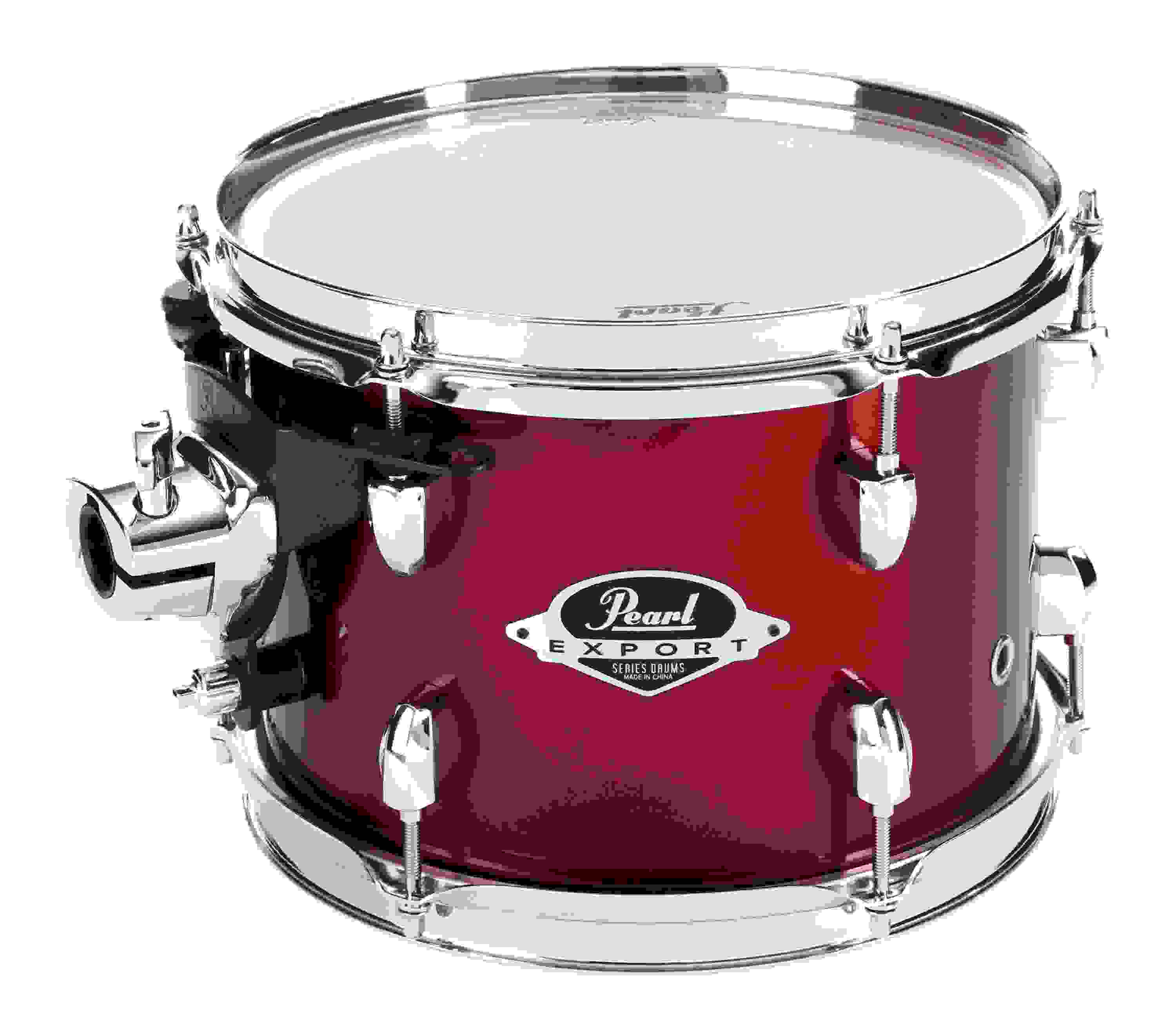 Pearl Export EXX Mounted Tom Add-on Pack - 10 x 7 inch - Red Wine ...