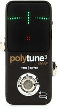 TC Electronic PolyTune 3 Noir Mini Polyphonic Tuning Pedal | Sweetwater