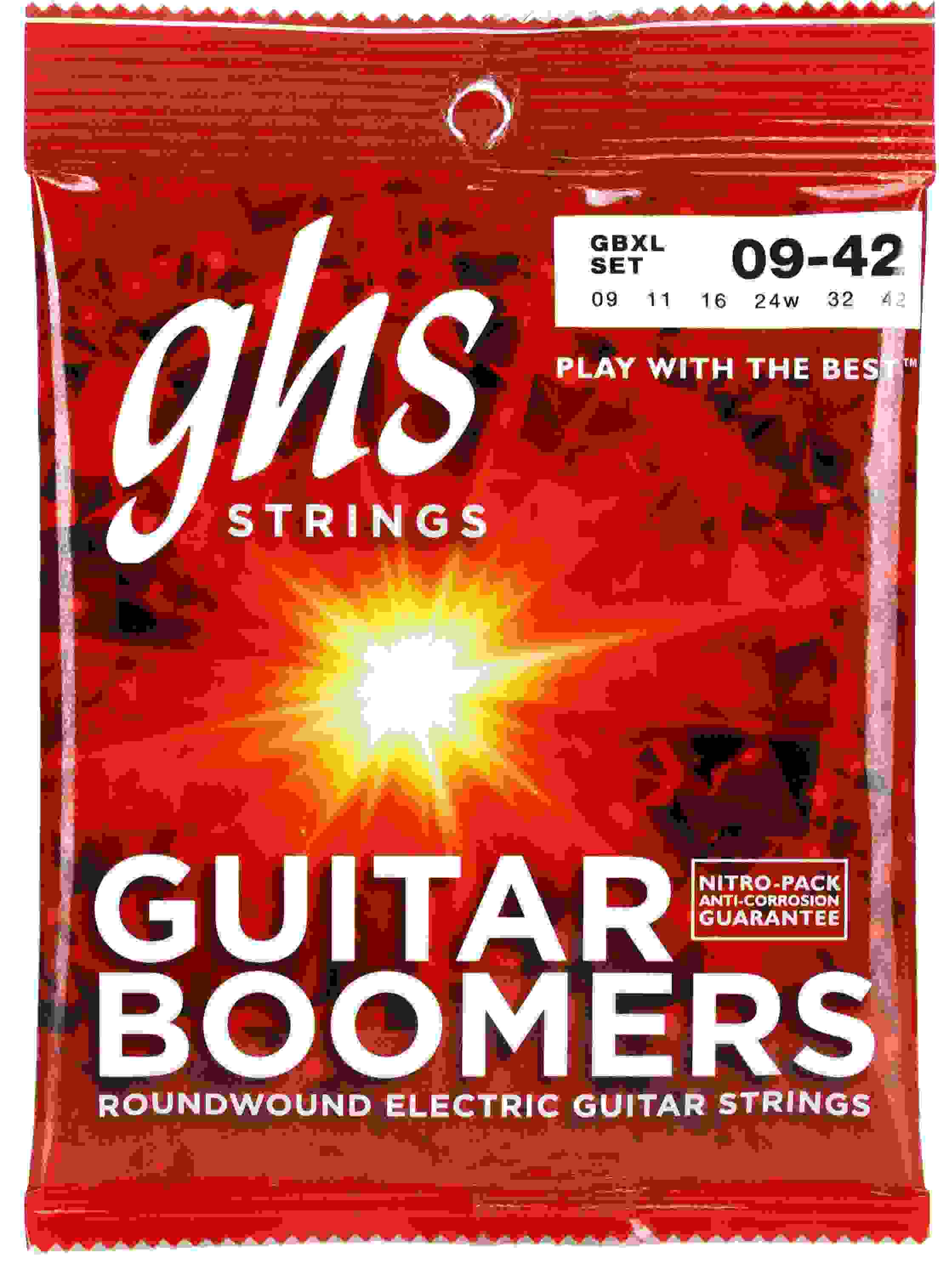GHS GBXL Guitar Boomers Electric Guitar Strings - .009-.042 Extra Light | Sweetwater