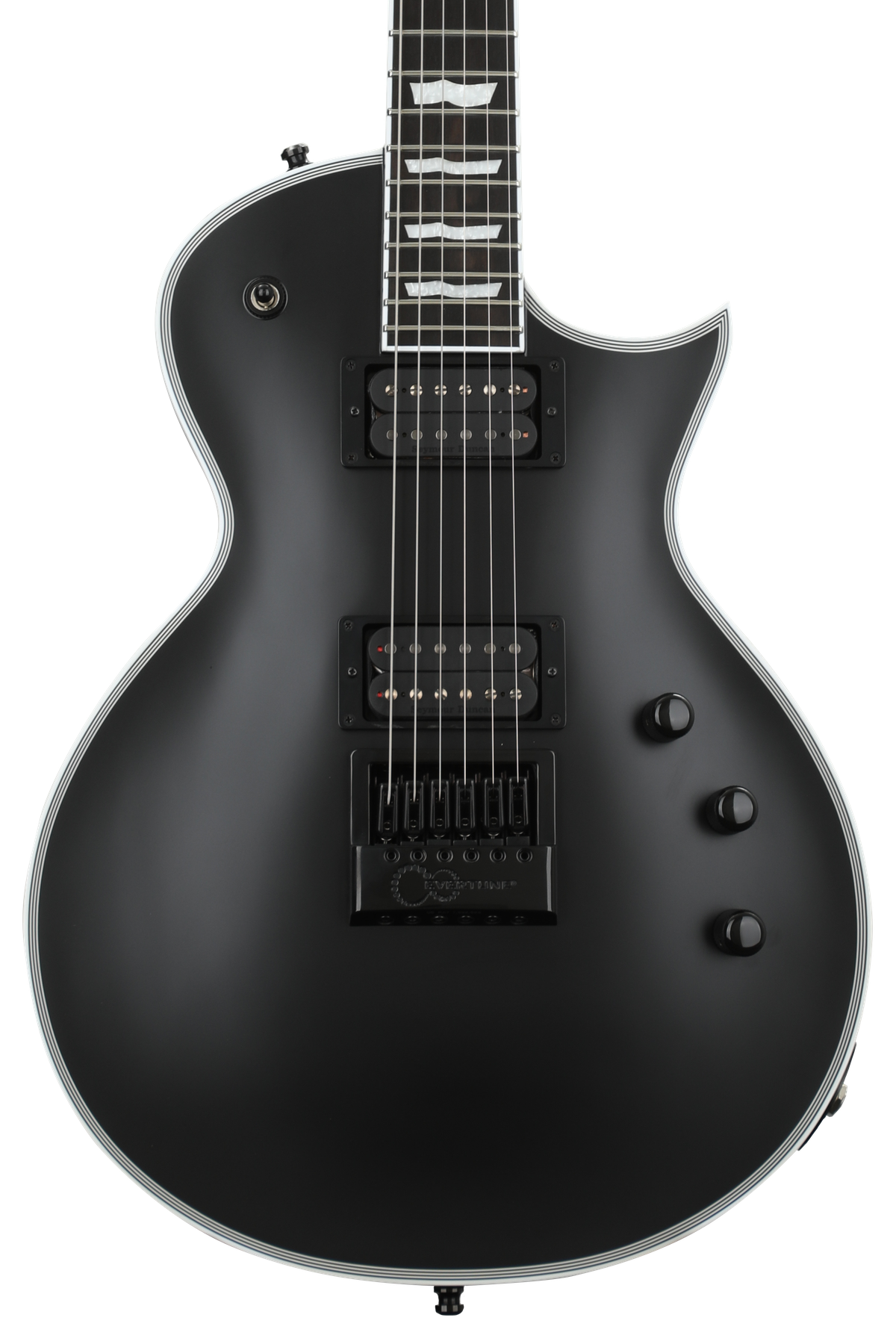 ESP E-II Eclipse Evertune - Black Satin | Sweetwater
