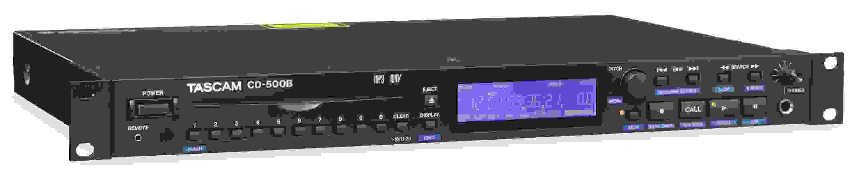 TASCAM CD-500B Rackmountable CD Player | Sweetwater