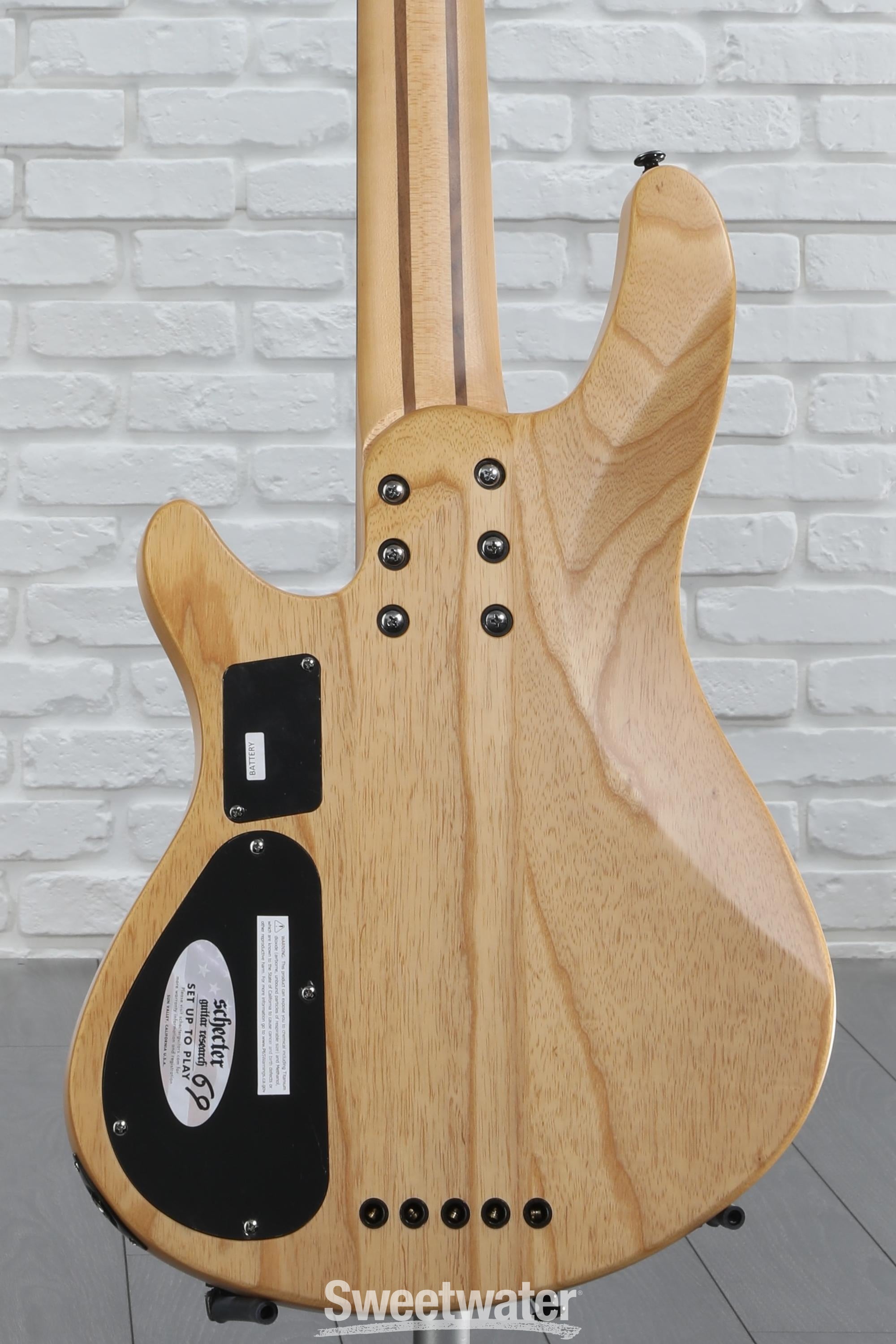 Schecter Reaper-5 5-string Bass Guitar - Natural Satin | Sweetwater