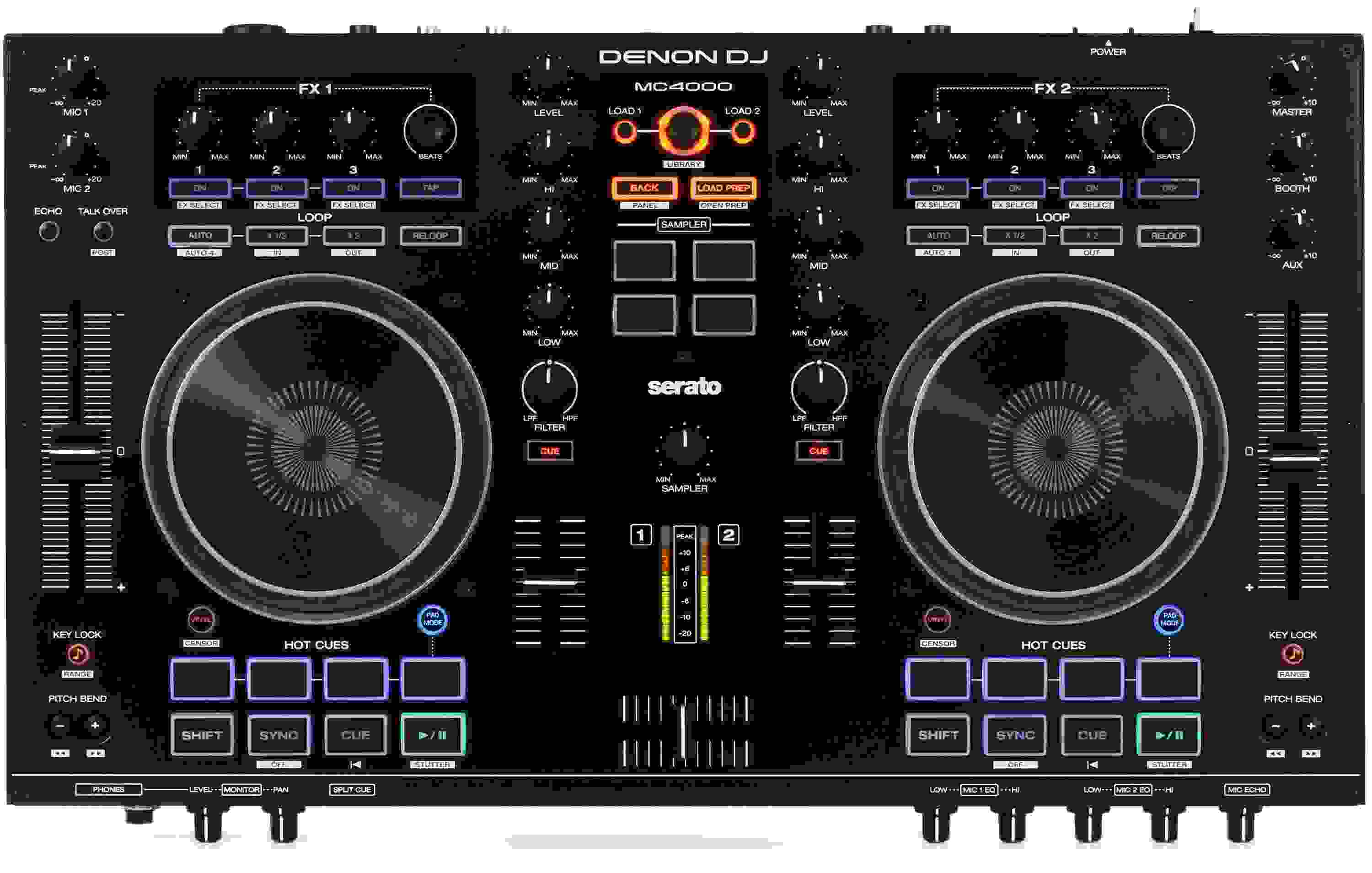 Denon DJ MC4000 2-channel DJ Controller | Sweetwater