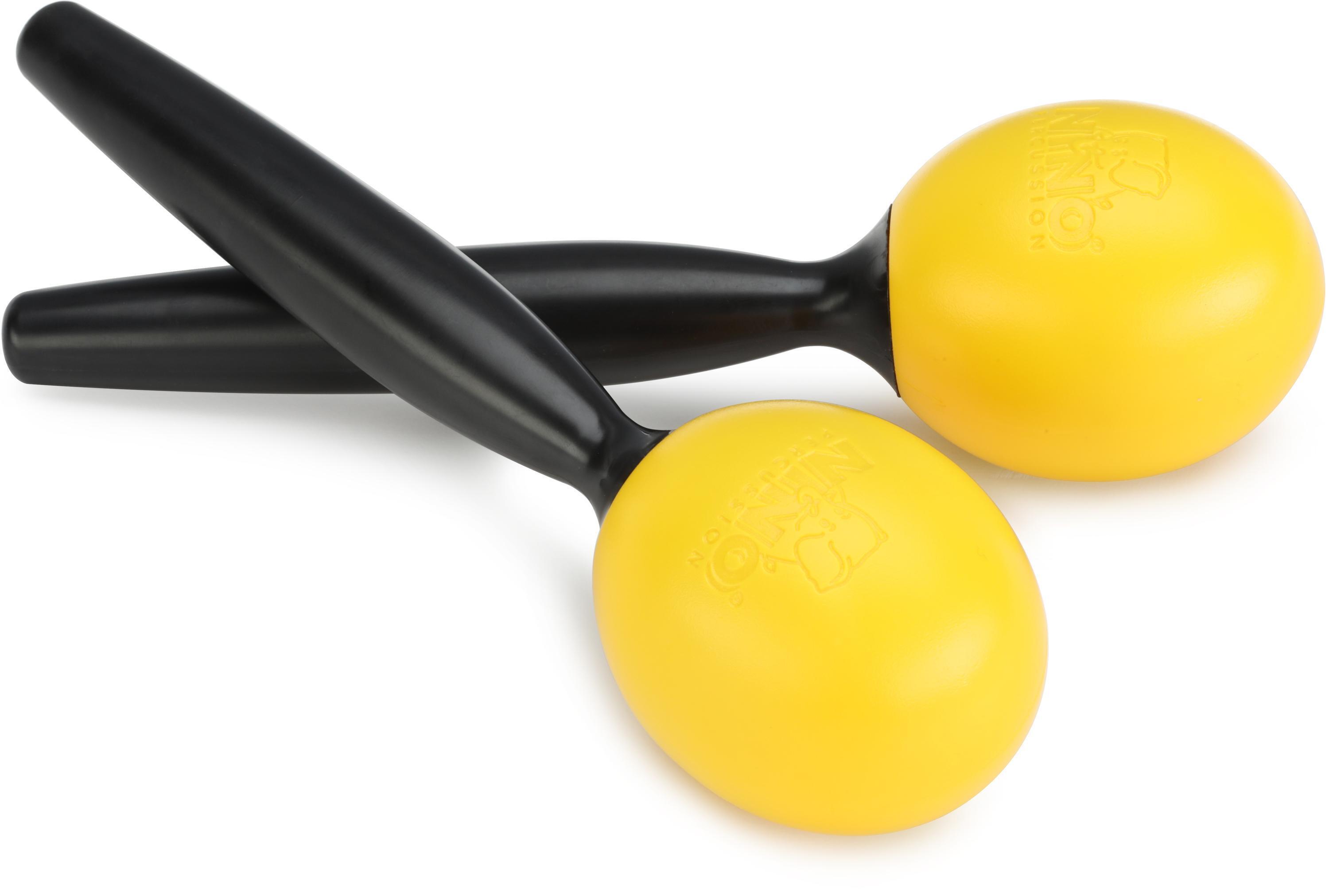 Nino ABS Maracas Pair - Yellow | Sweetwater