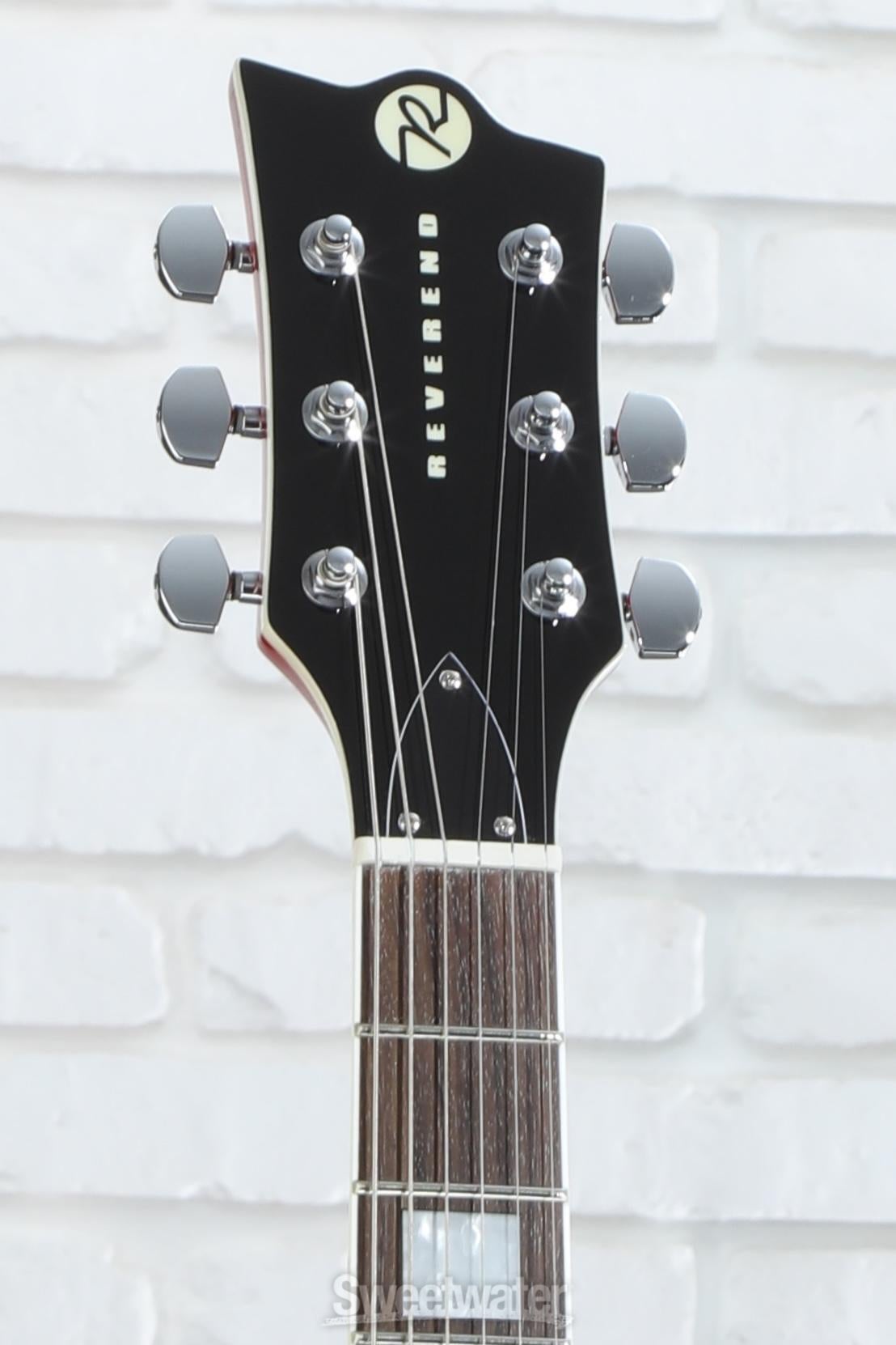 Reverend Sensei Jr. Electric Guitar - Trans Cherry | Sweetwater