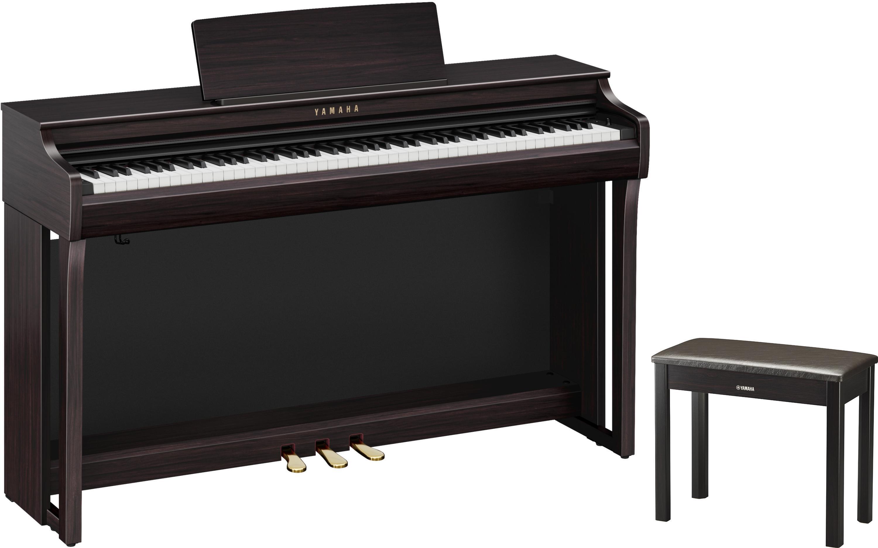 Yamaha Clavinova CLP-825 Console Digital Piano with Bench - Rosewood ...