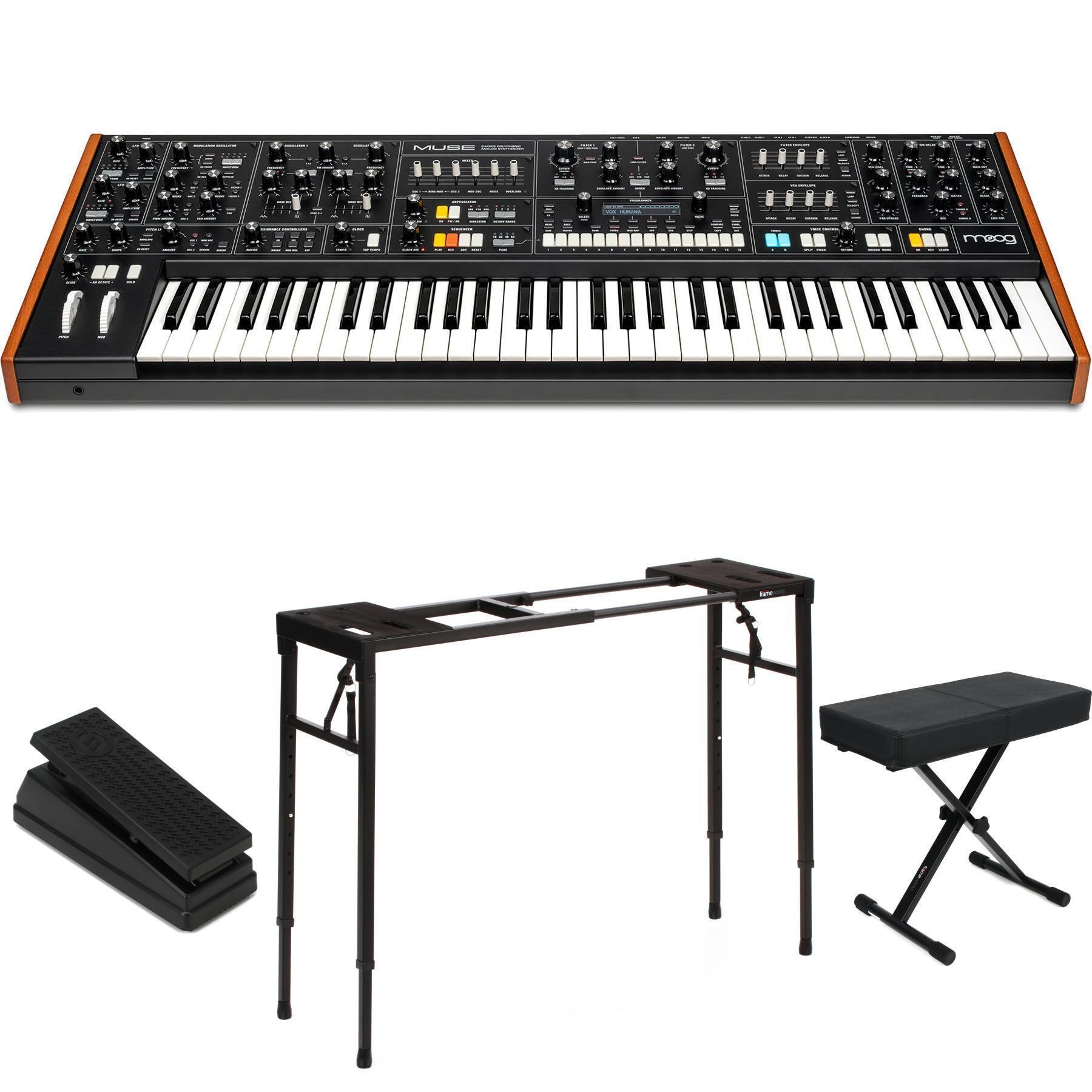 Moog Muse 8-voice Bitimbral Polyphonic Analog Synthesizer Essentials ...