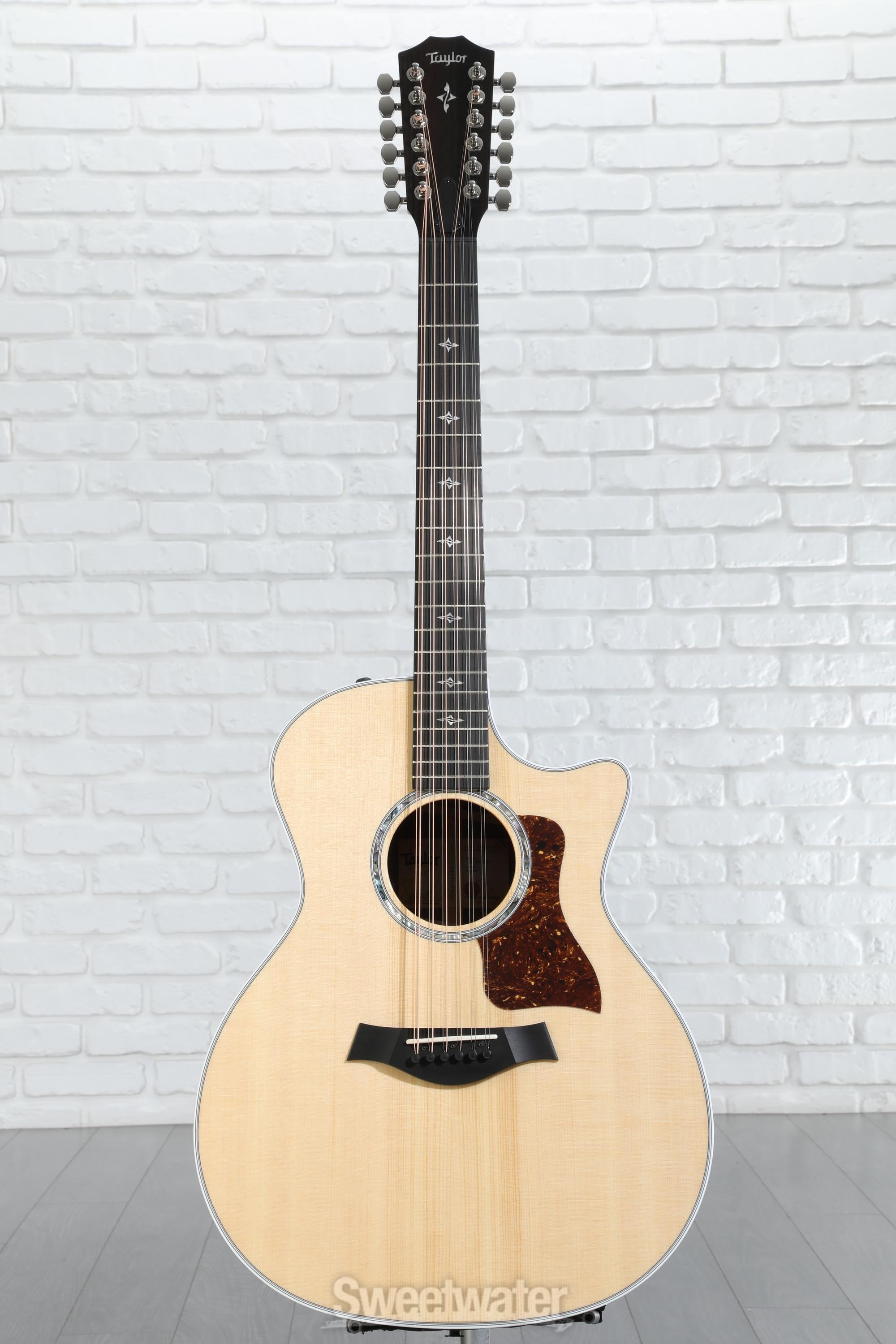 Taylor 454ce 12-string Acoustic-electric Guitar - Natural | Sweetwater