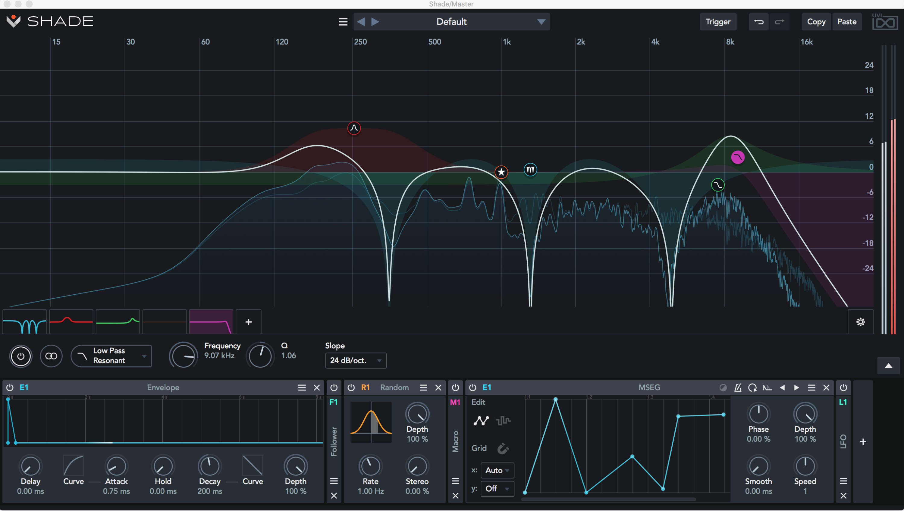 UVI Shade Creative Filter and EQ Plug-in | Sweetwater
