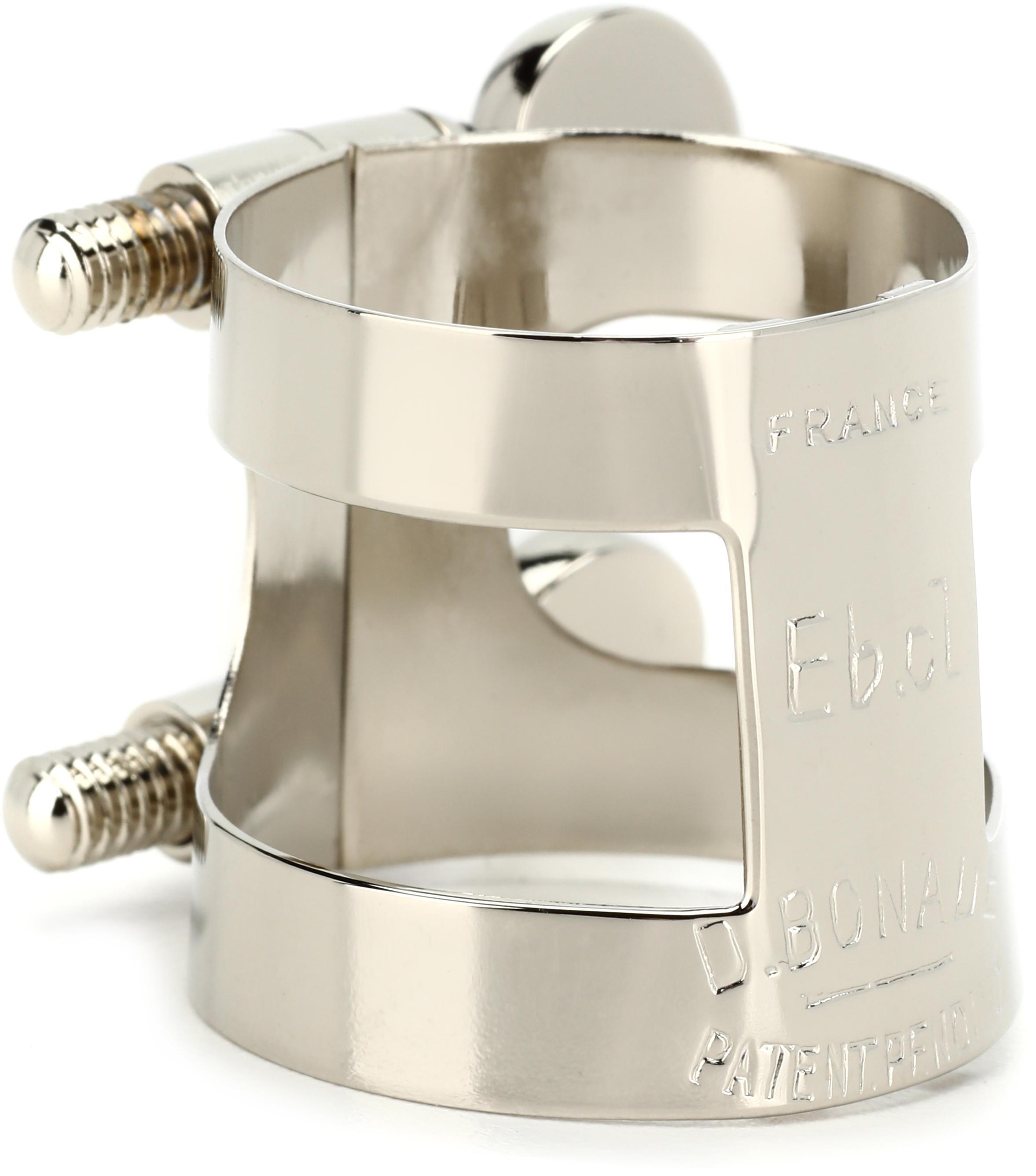 Bonade 2251U Inverted Eb Clarinet Ligature - Nickel-plated | Sweetwater