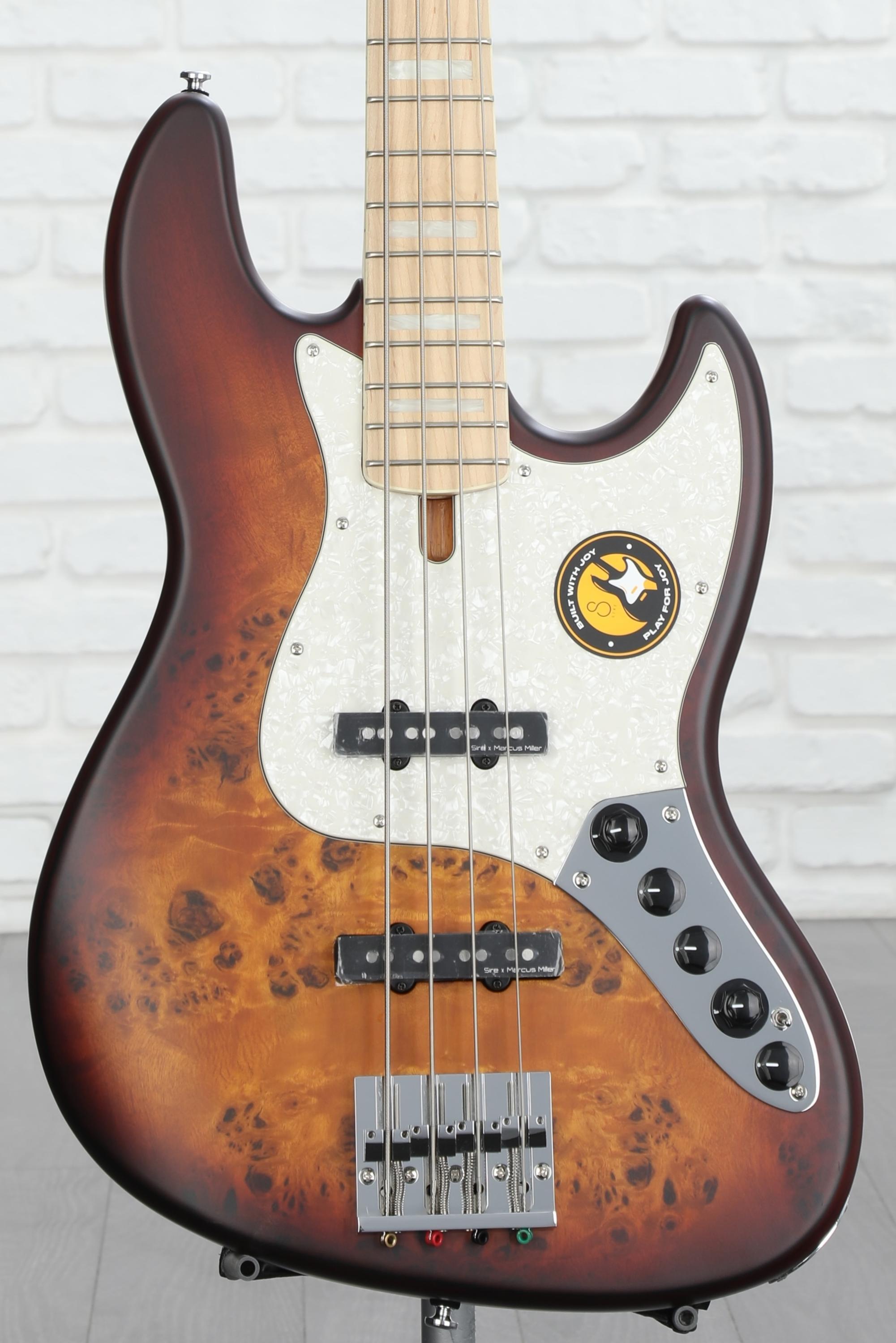 Sire Marcus Miller V7 Swamp Ash Reissue 4-string Bass Guitar - Tobacco Burst Satin | Sweetwater