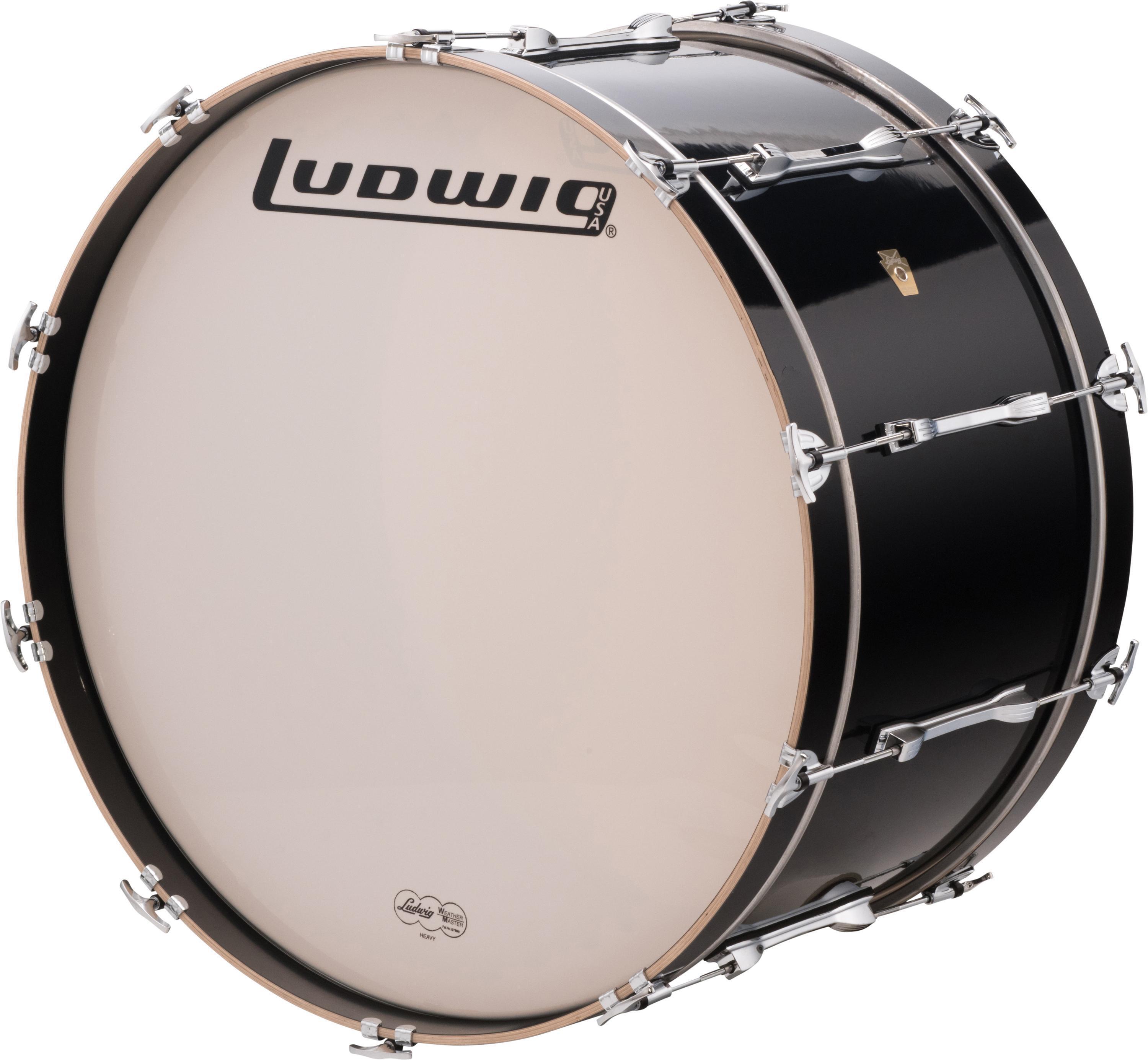 Ludwig Concert Bass Drum - 16 inches x 32 inches, Black | Sweetwater