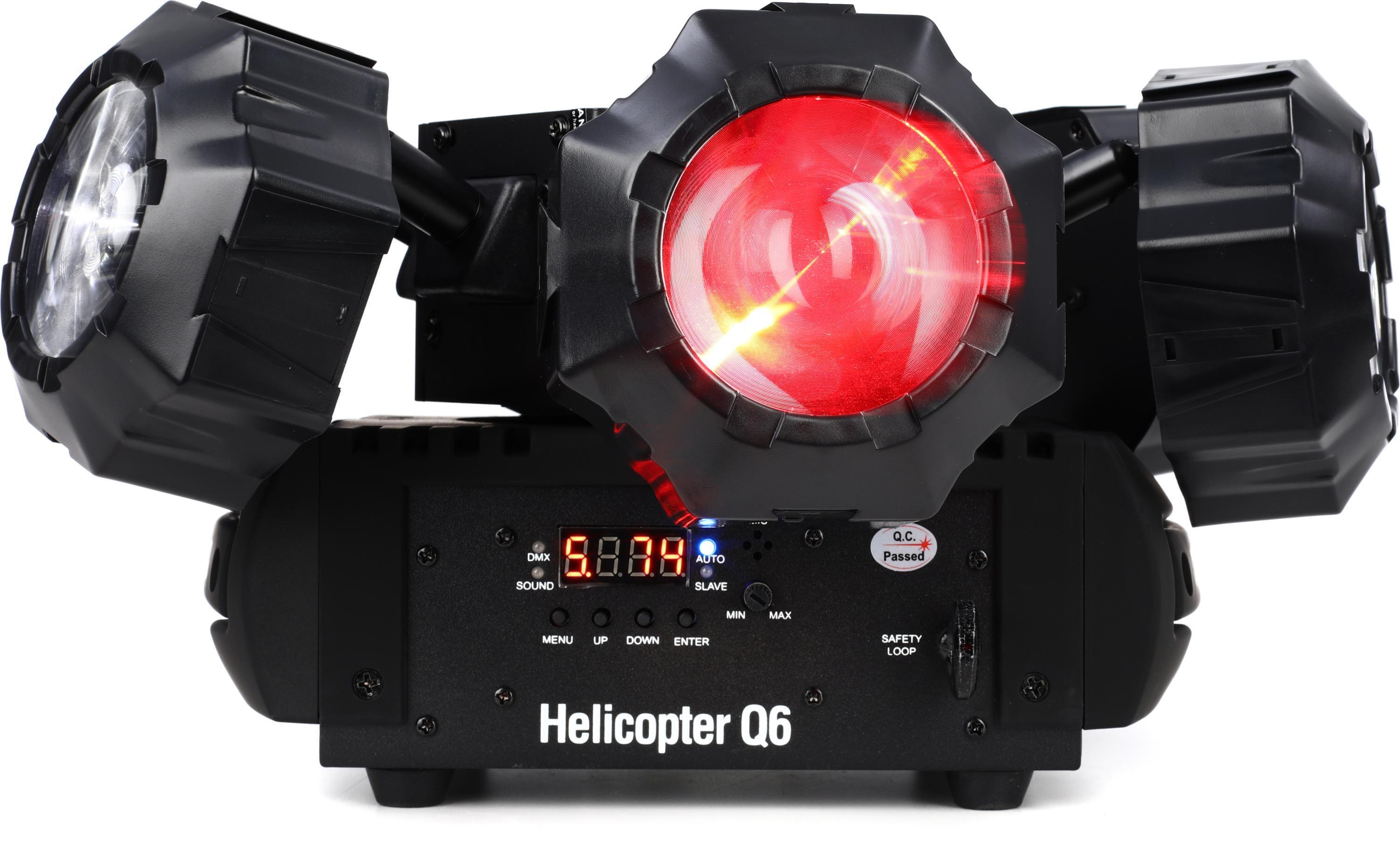 Chauvet DJ Helicopter Q6 RGBW Beam/Strobe/Laser Effect | Sweetwater