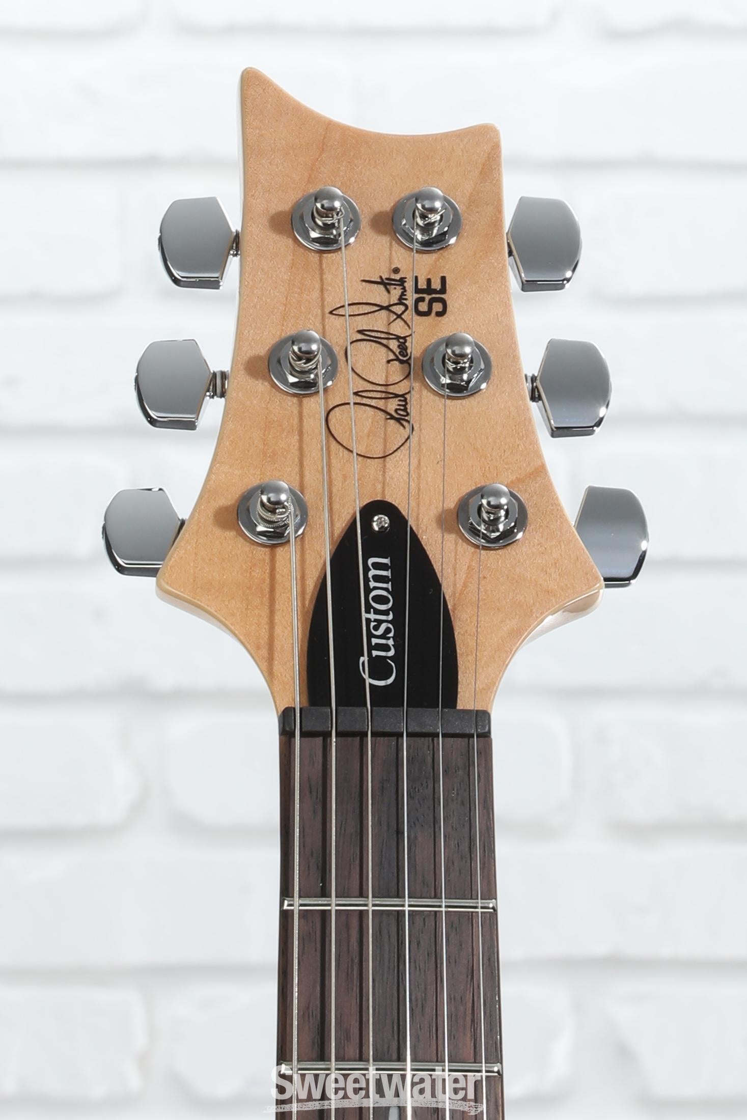 PRS SE Custom 24 Exotic Electric Guitar - Natural | Sweetwater