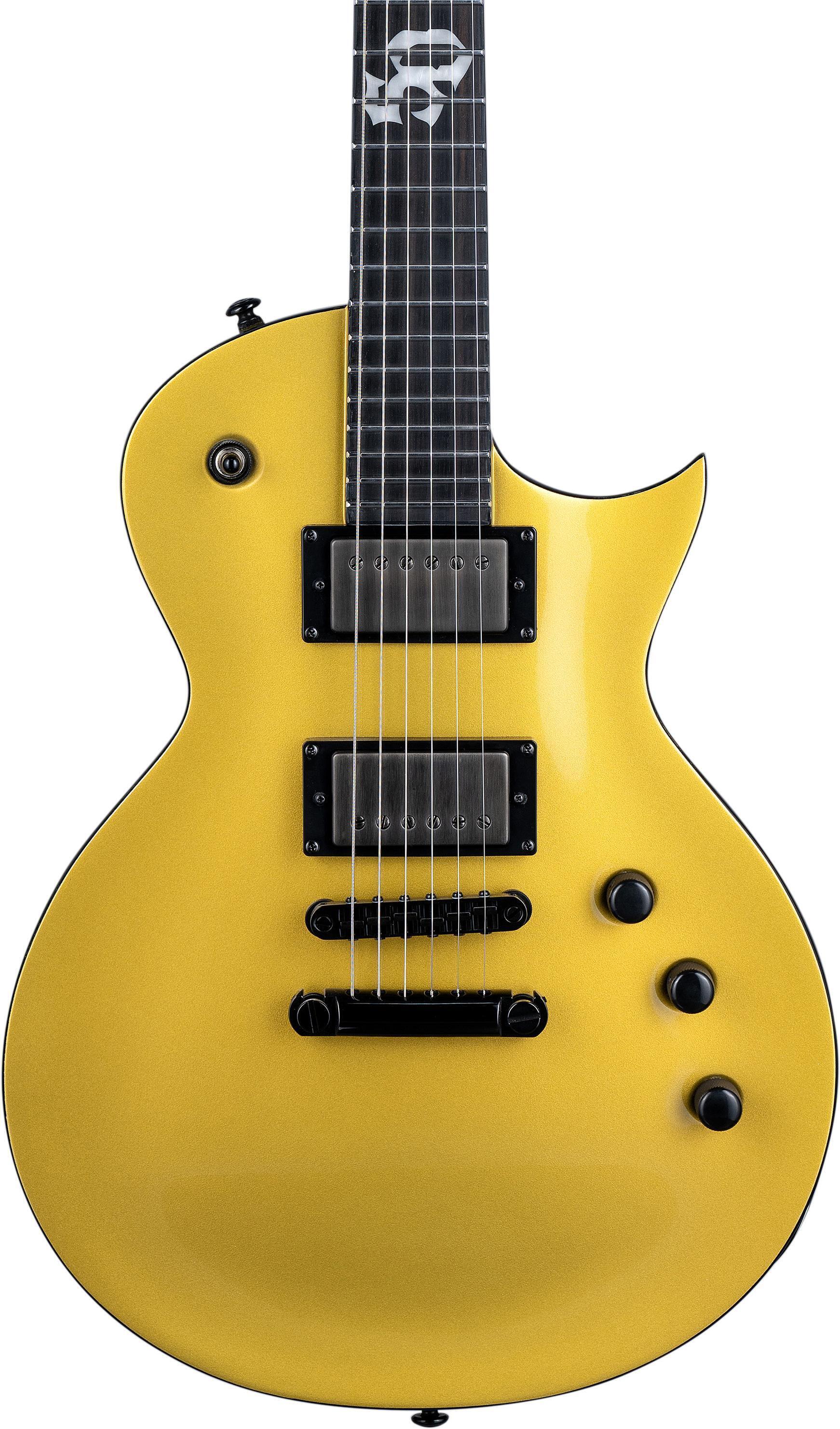 ESP LTD EC-2025 Electric Guitar - Metallic Gold, Ebony Fingerboard ...