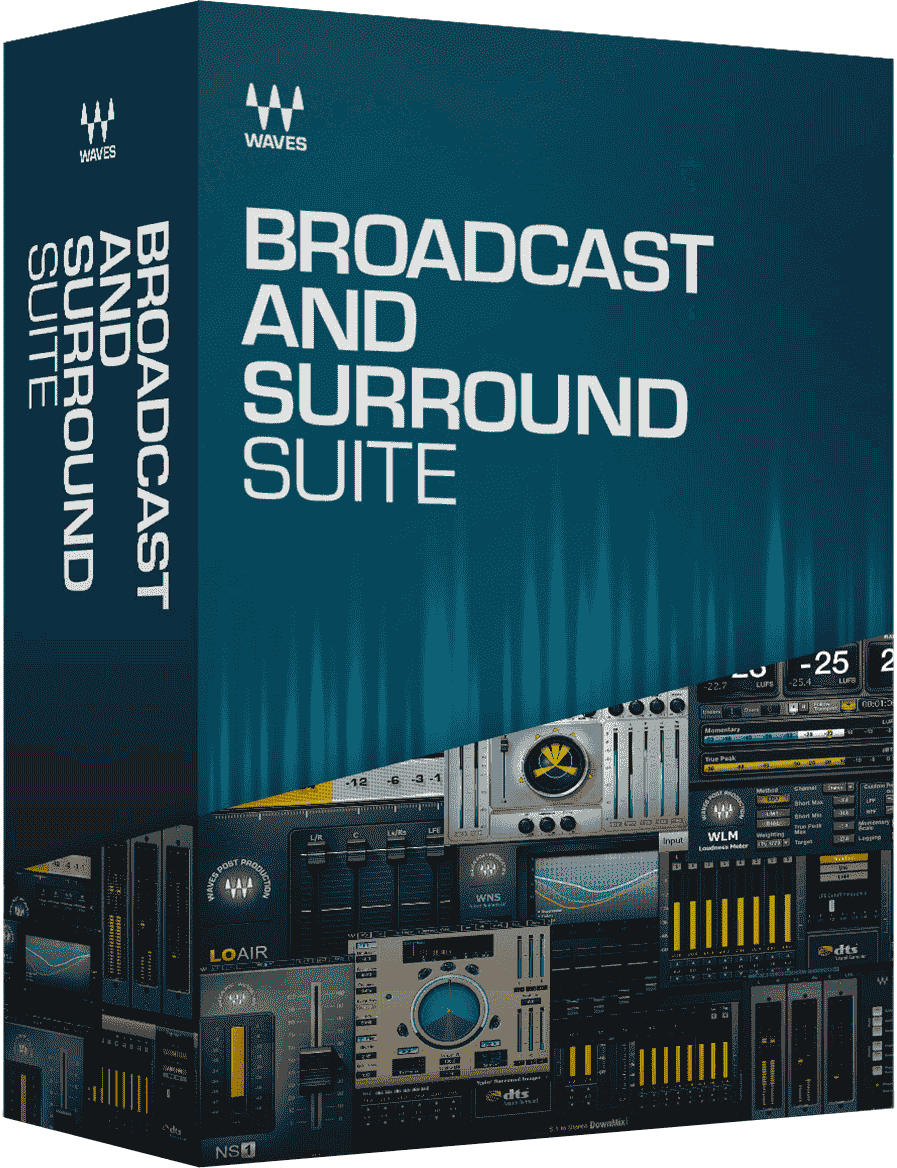 Waves Broadcast and Surround Suite Plug-in Bundle | Sweetwater