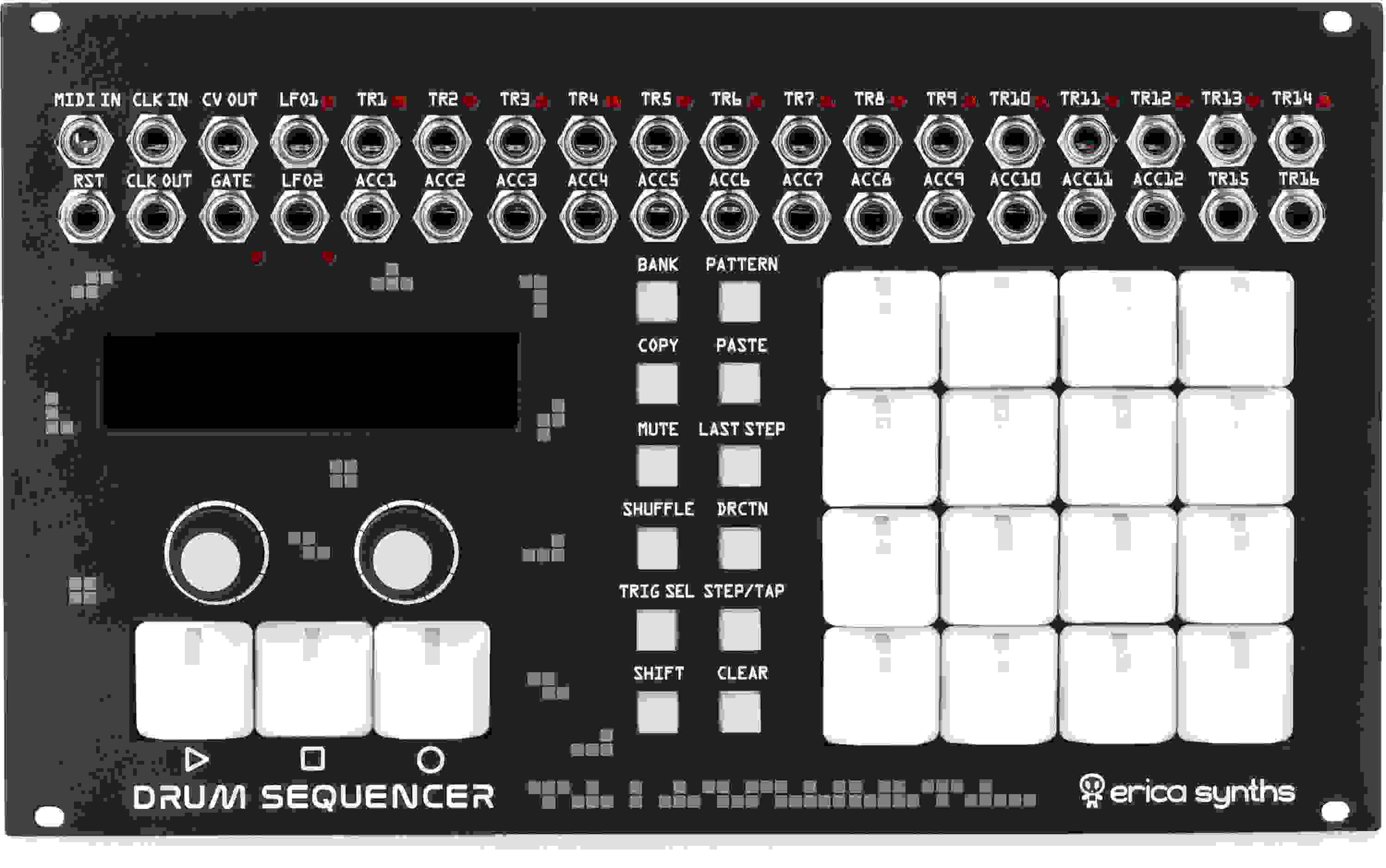 Erica Synths Drum Sequencer Eurorack Module | Sweetwater