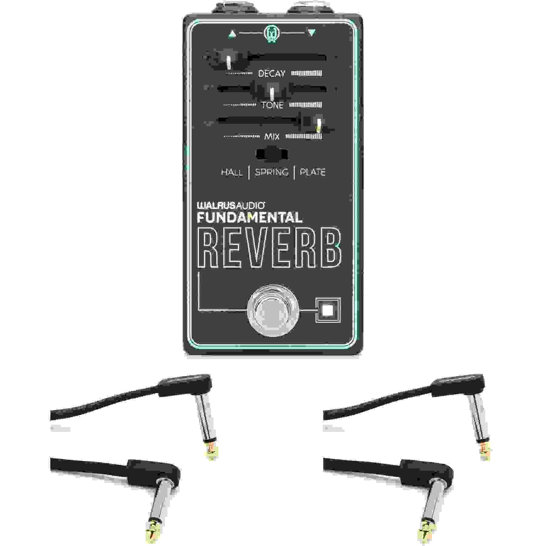 Walrus Audio Fundamental Series Reverb Pedal with Patch Cables | Sweetwater