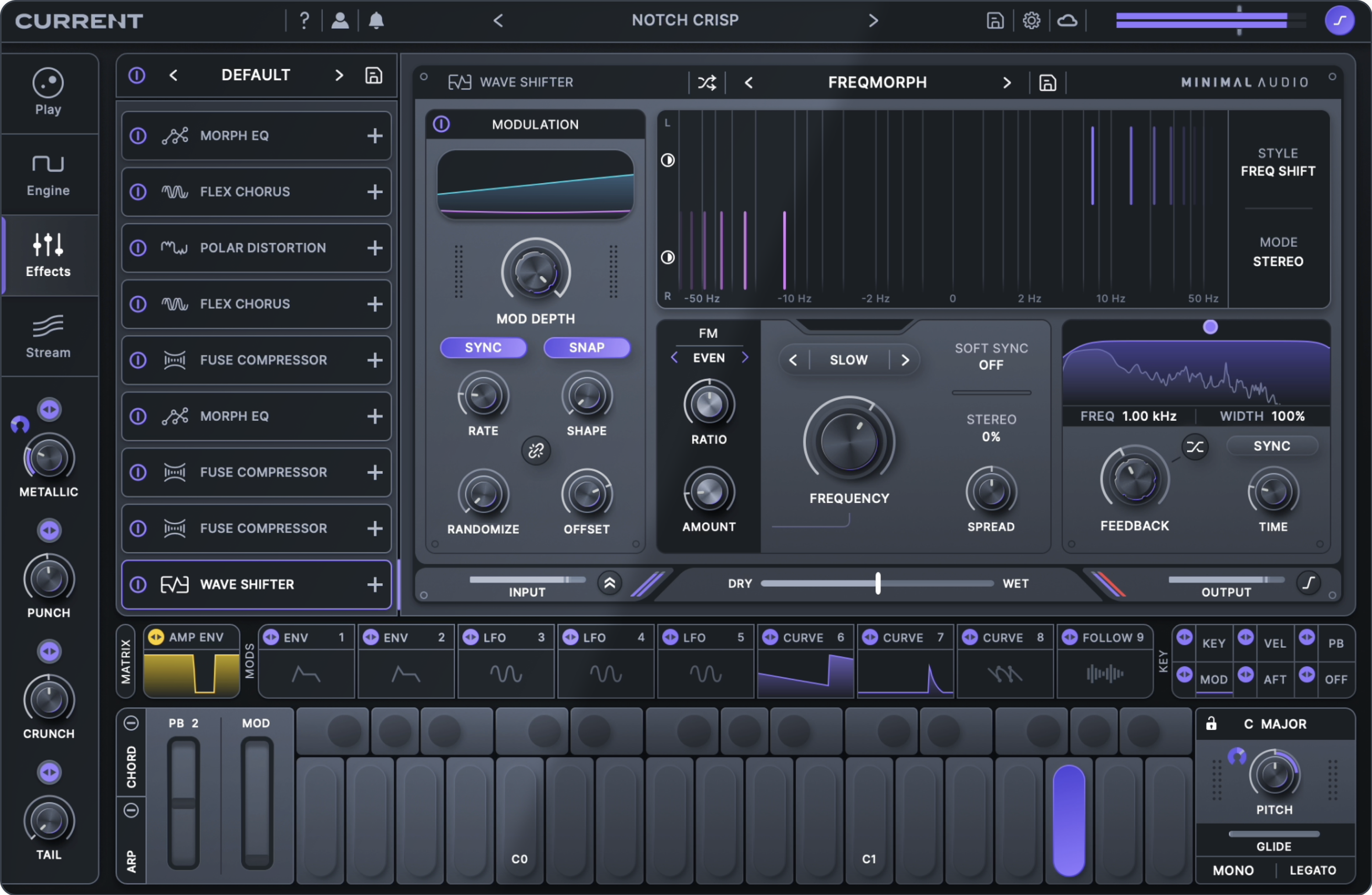 Minimal Audio Current 2.0 Synthesizer Plug-in | Sweetwater