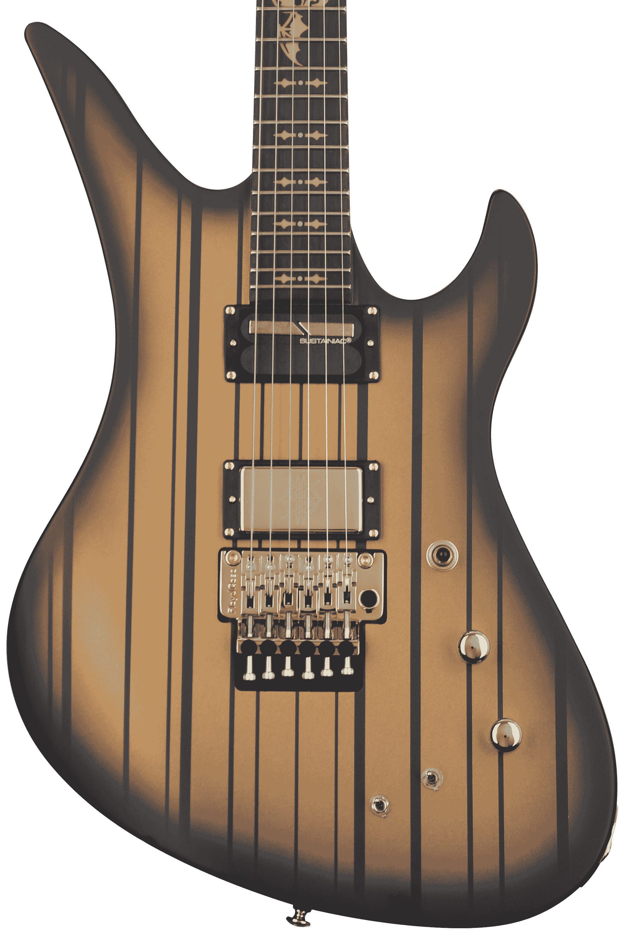 Schecter Synyster Gates Custom-S Electric Guitar - Satin Gold Burst ...