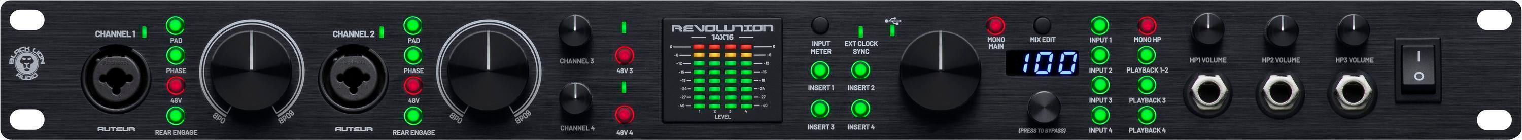 Black Lion Audio Revolution 14x16 USB Audio Interface | Sweetwater