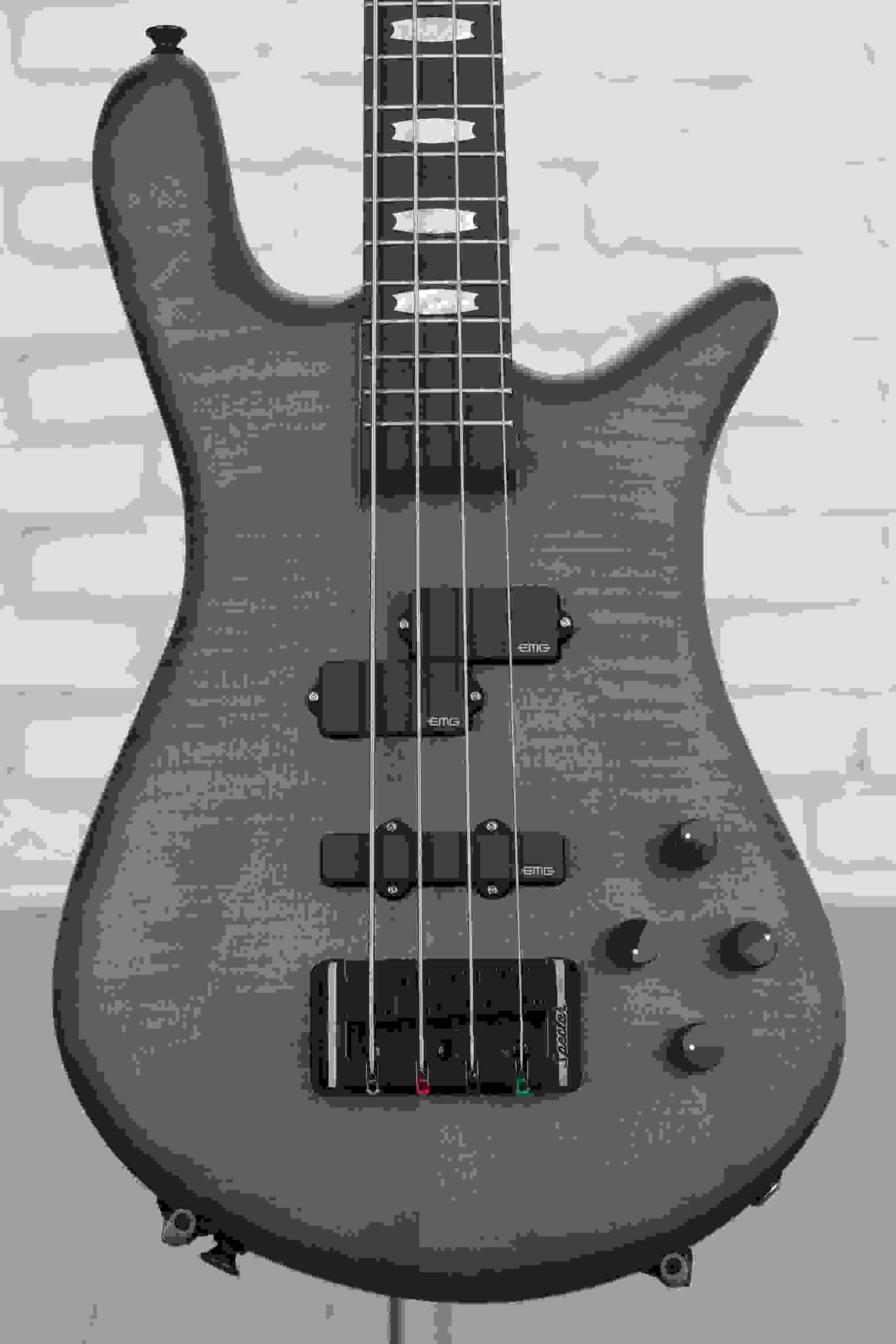 Spector Euro 4 LX Electric Bass Guitar - Black Stain | Sweetwater