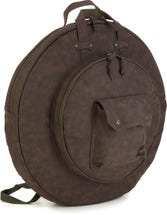 Meinl Cymbals Vintage Hyde Cymbal Bag - 22 inch, Dark Brown | Sweetwater