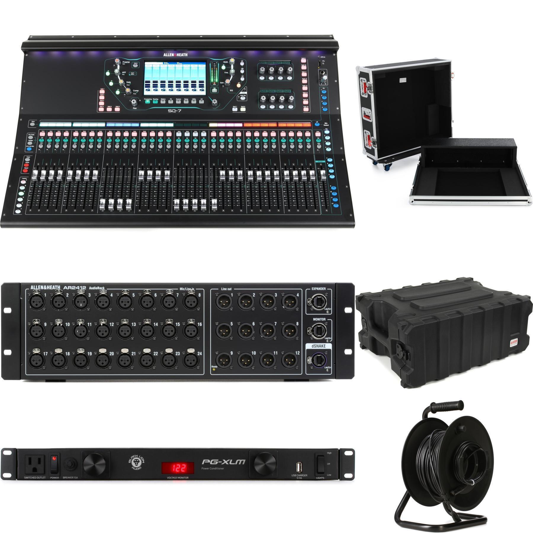 Allen & Heath SQ-7 48-channel Digital Mixer Stage Bundle | Sweetwater