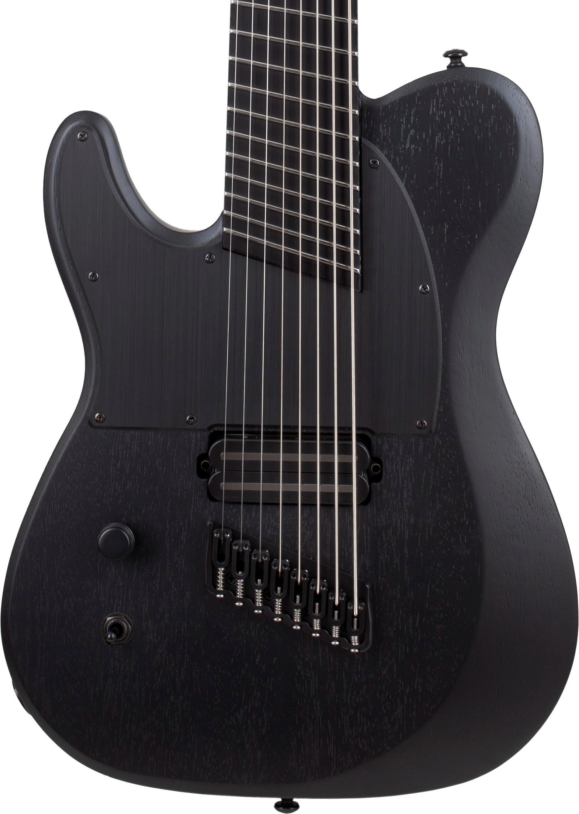 Schecter PT-8 MS Black Ops 8-string Left-handed Electric Guitar - Black ...