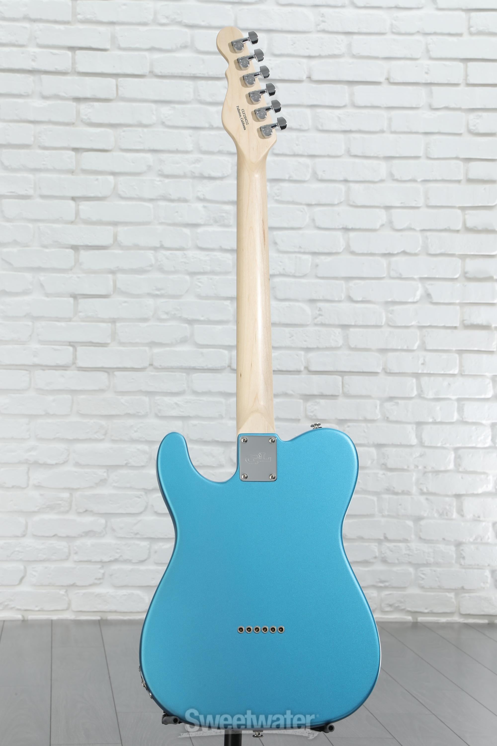G&L Fullerton Standard ASAT Classic Alnico Electric Guitar - Lake Placid Blue Frost | Sweetwater
